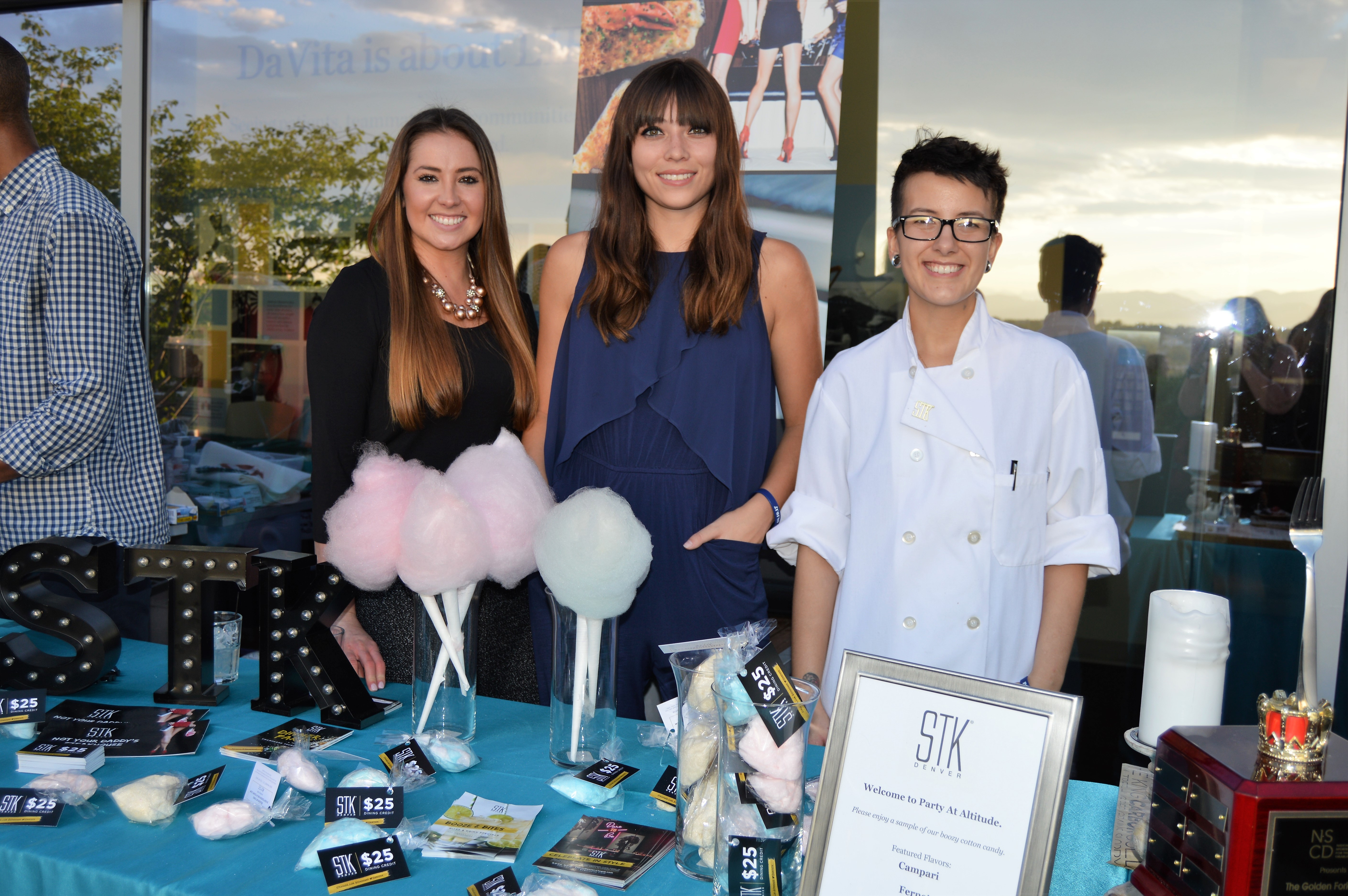 The STK Denver crew (l to r): Jaclyn McFadyen, Julia Coats and Chef ...