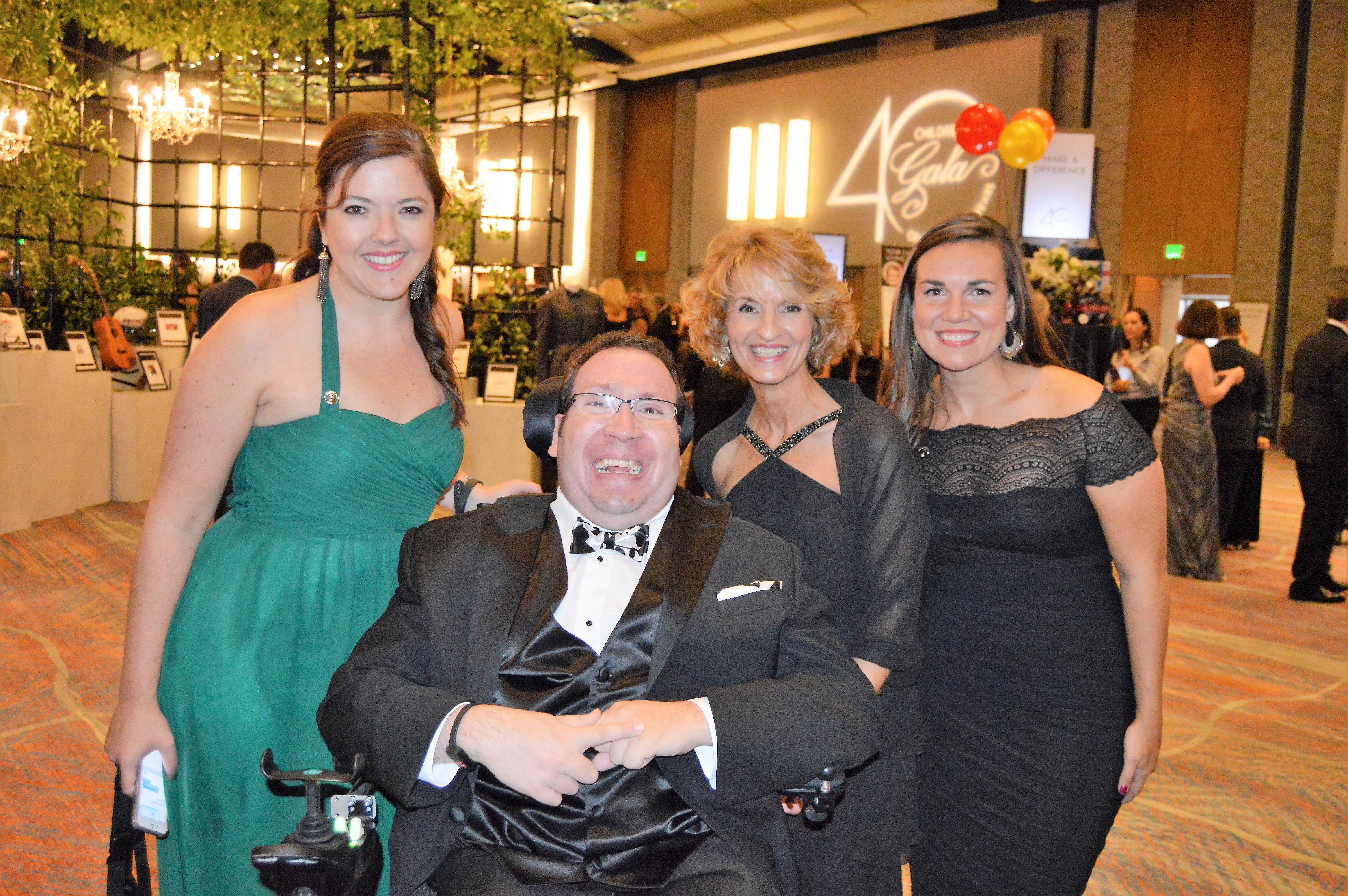 (l to r): Erin Beimford, special events manager, Nick and Marianne ...