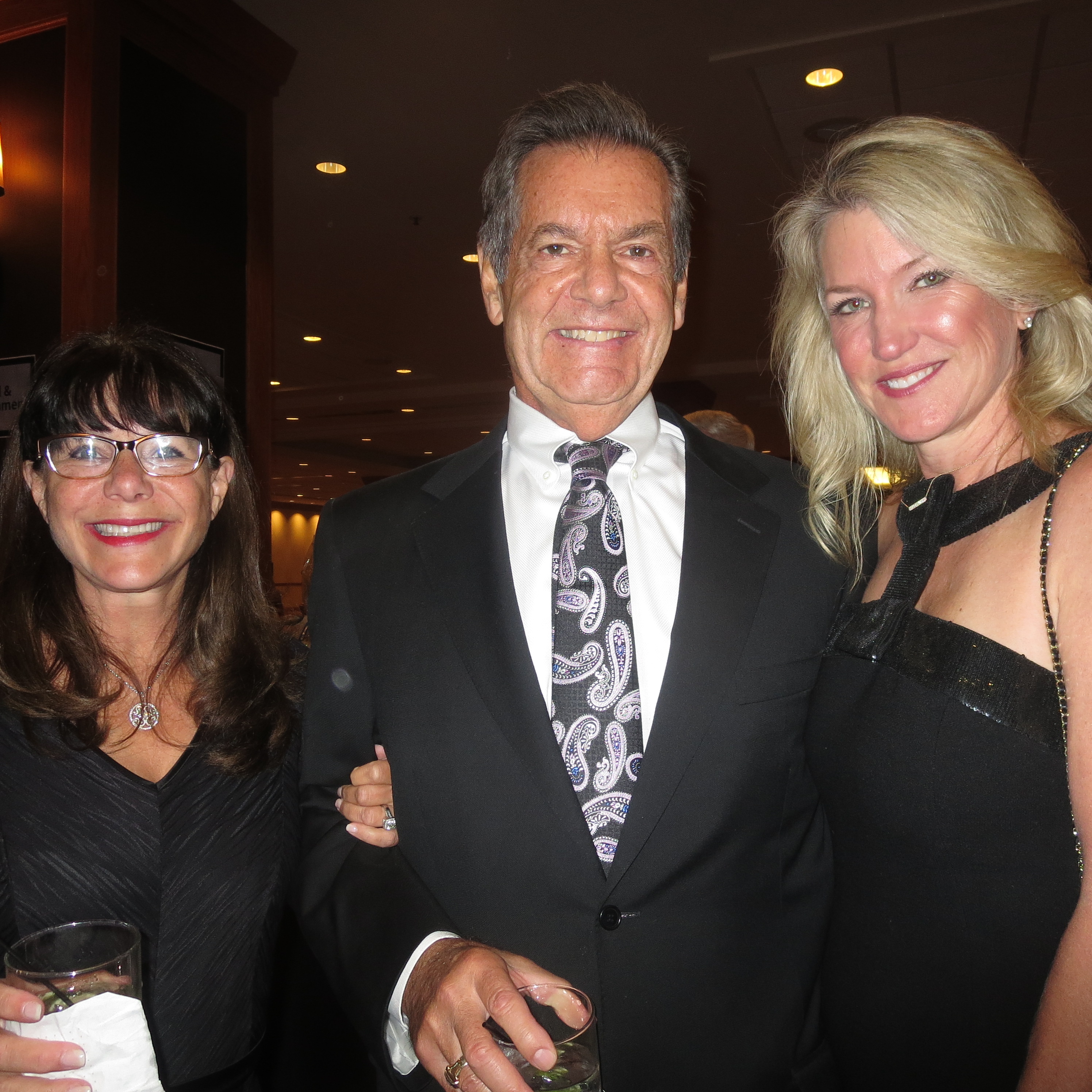 L to R: Patti Robinson, Jim & Catherine Leventhal