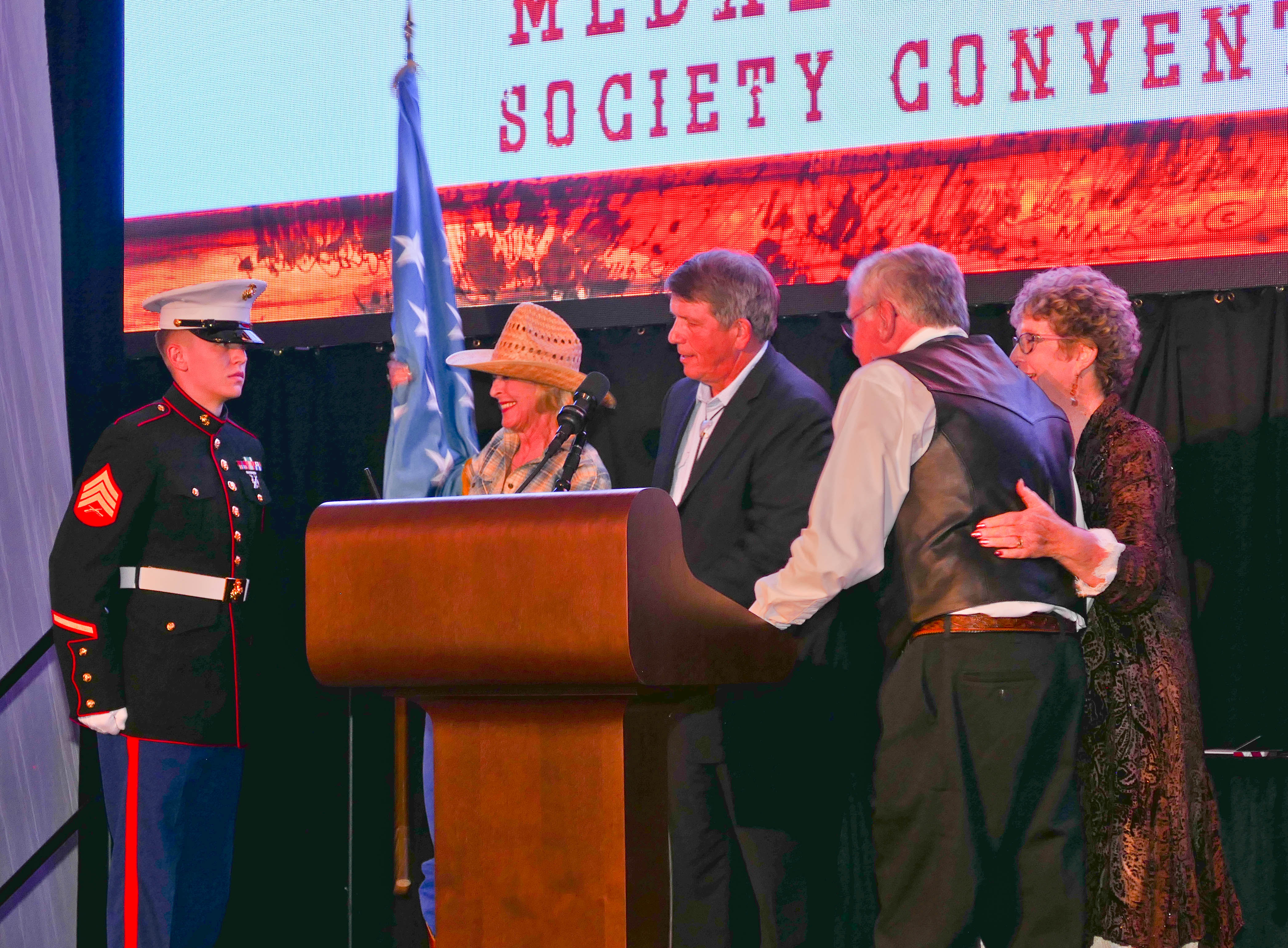 The baton is passed to Lynda Webster and her team, who will host the ...