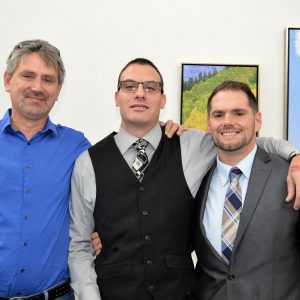 Mike Monetti (left) and Rogelio Briones