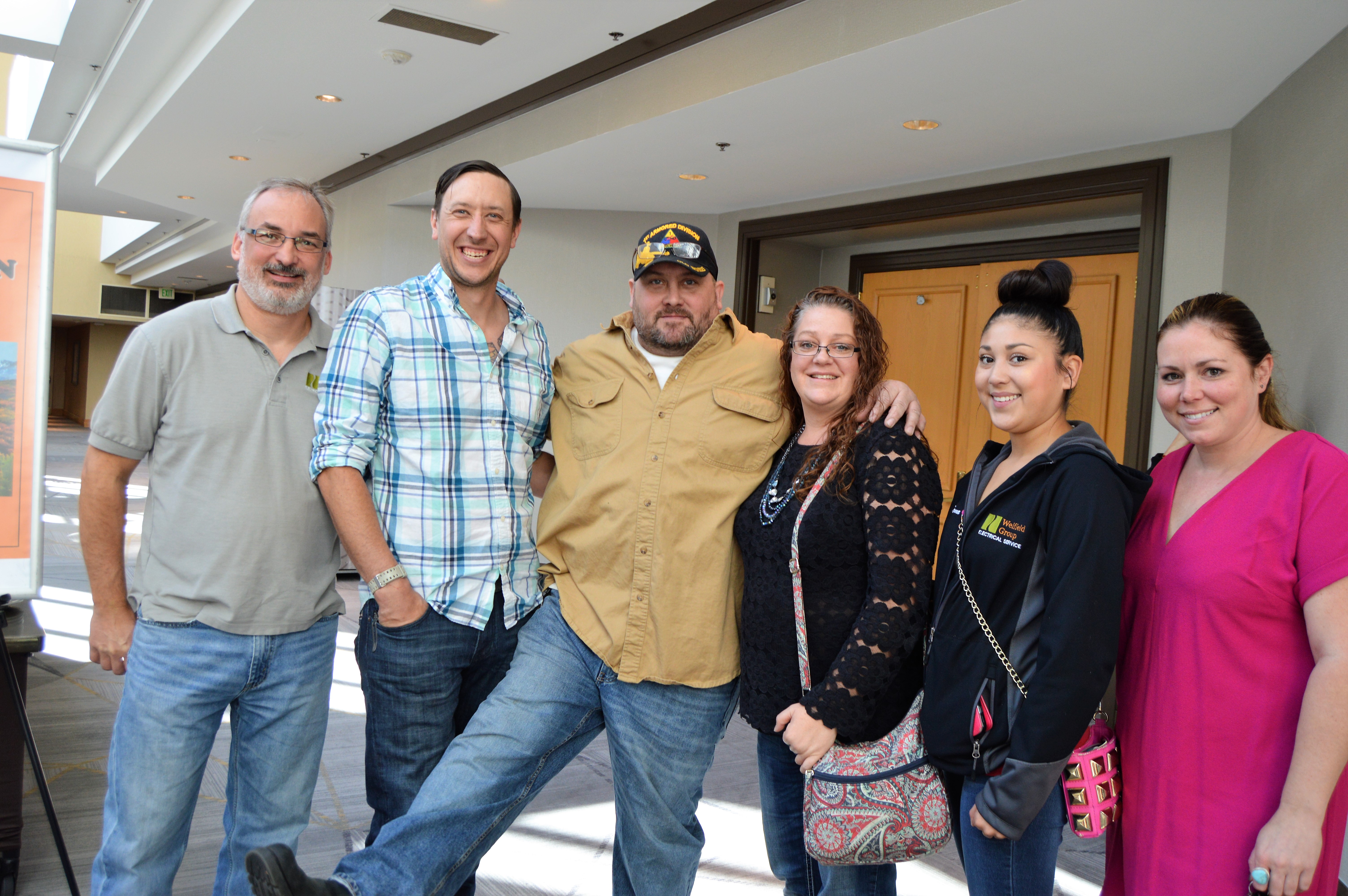 Reps from sponsor Weifield Group