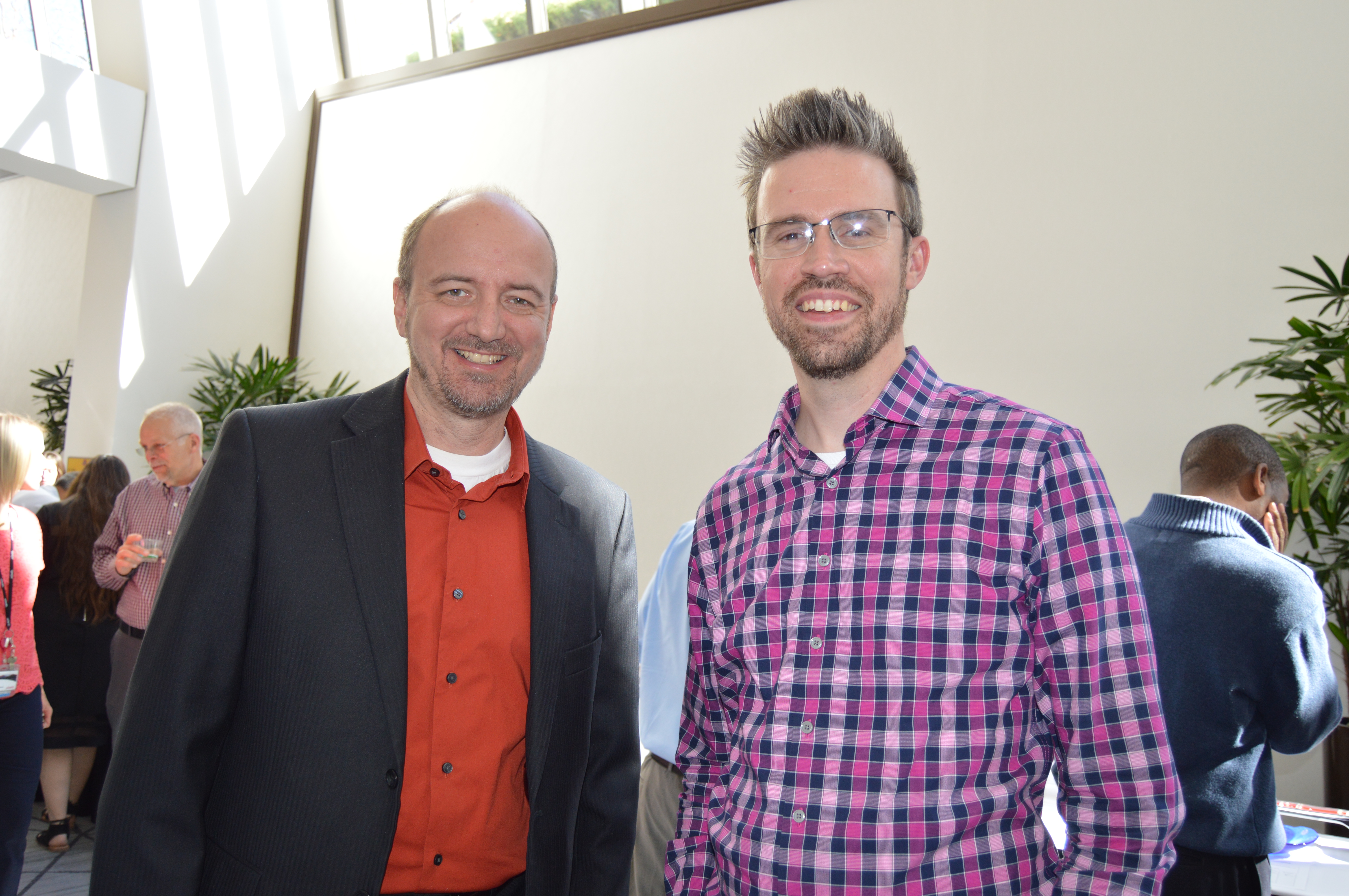 Michael Jenet (left) and Daniel Darting