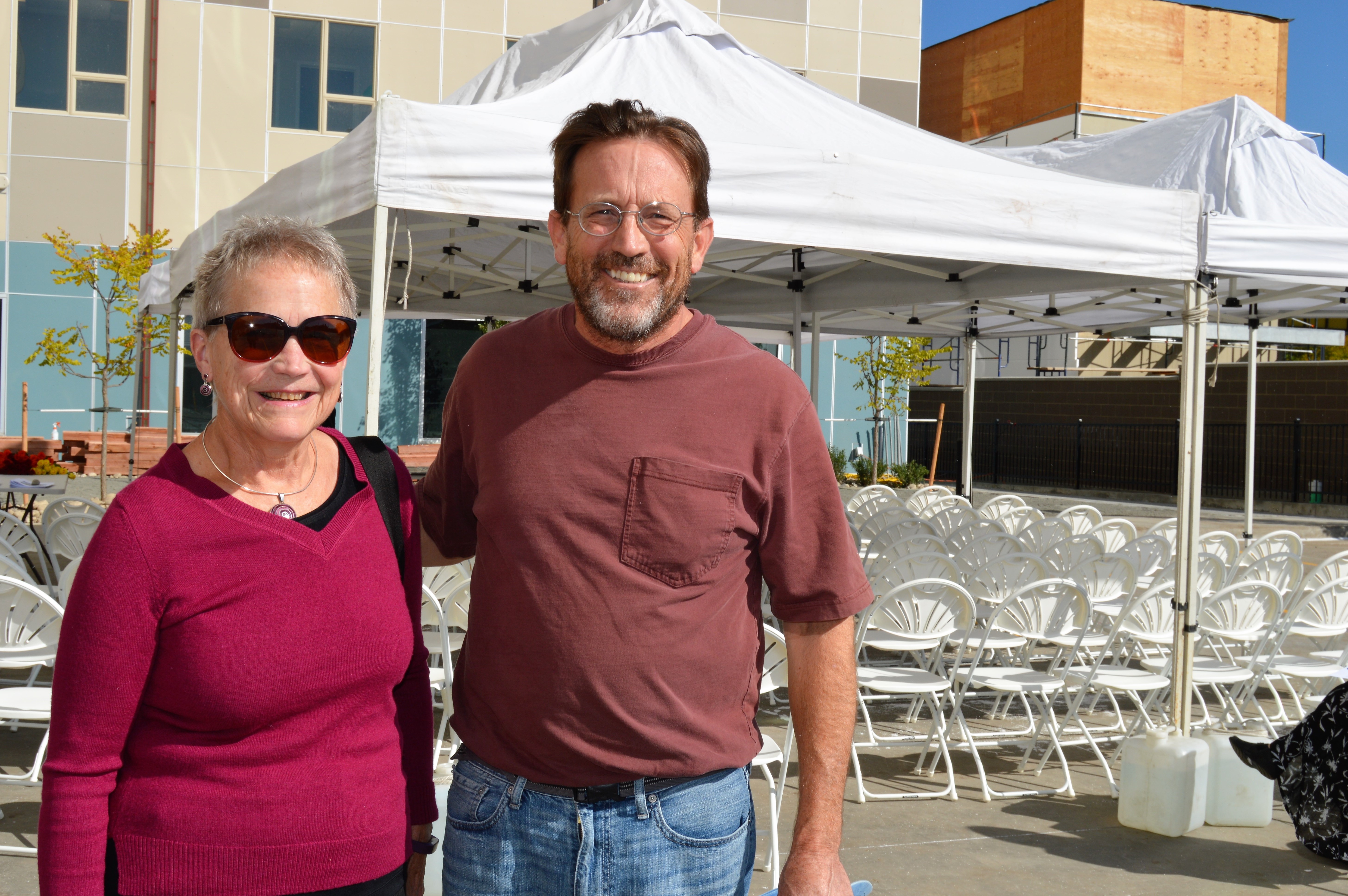 Donna Mullins and Tom Boone