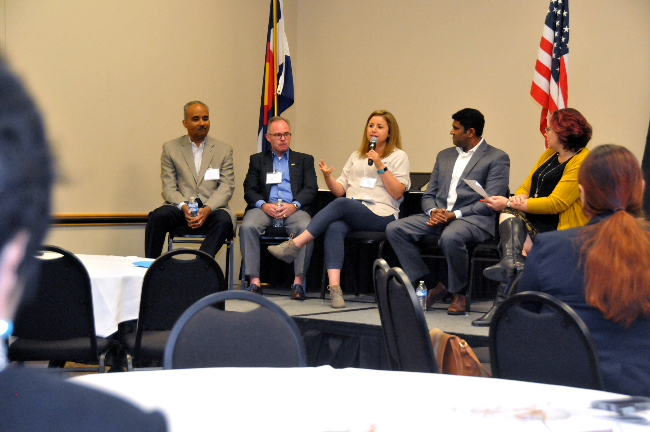 The final luncheon panel featured: Board Chair Walt Jennings, Jim O ...