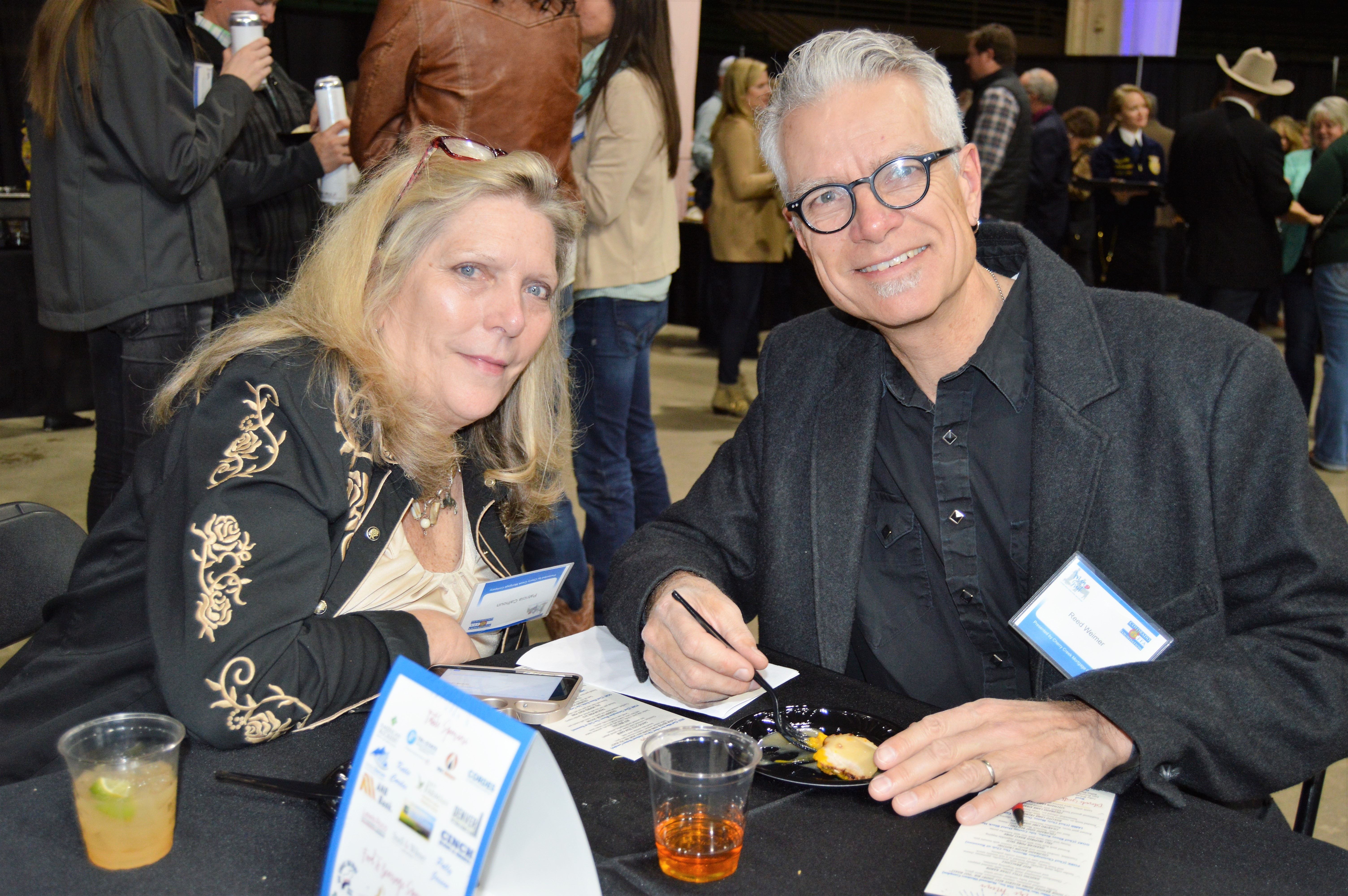 Patricia Calhoun and Reed Weimer