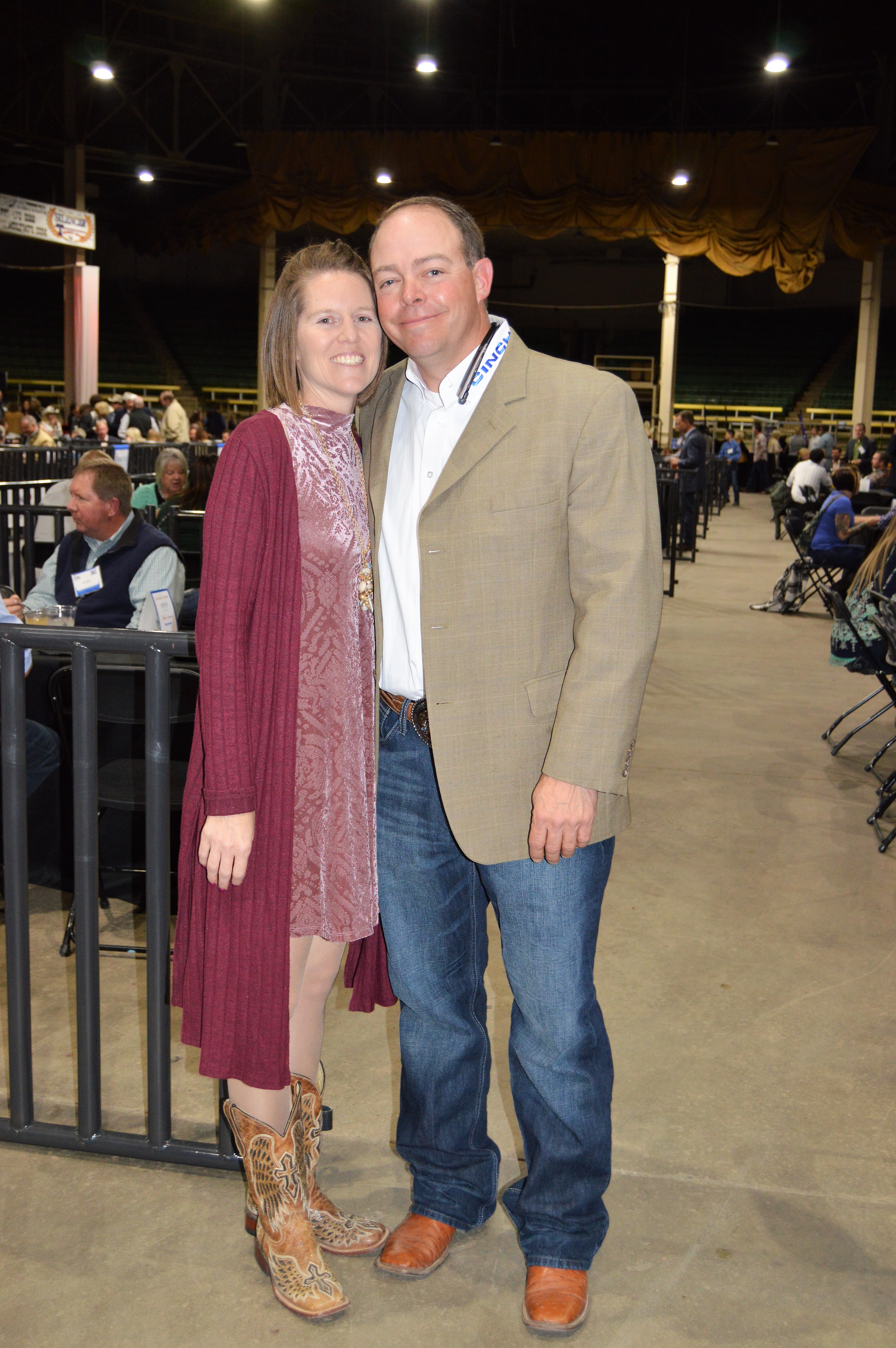 Bridget and Colorado FFA Foundation exec director Don Thorn