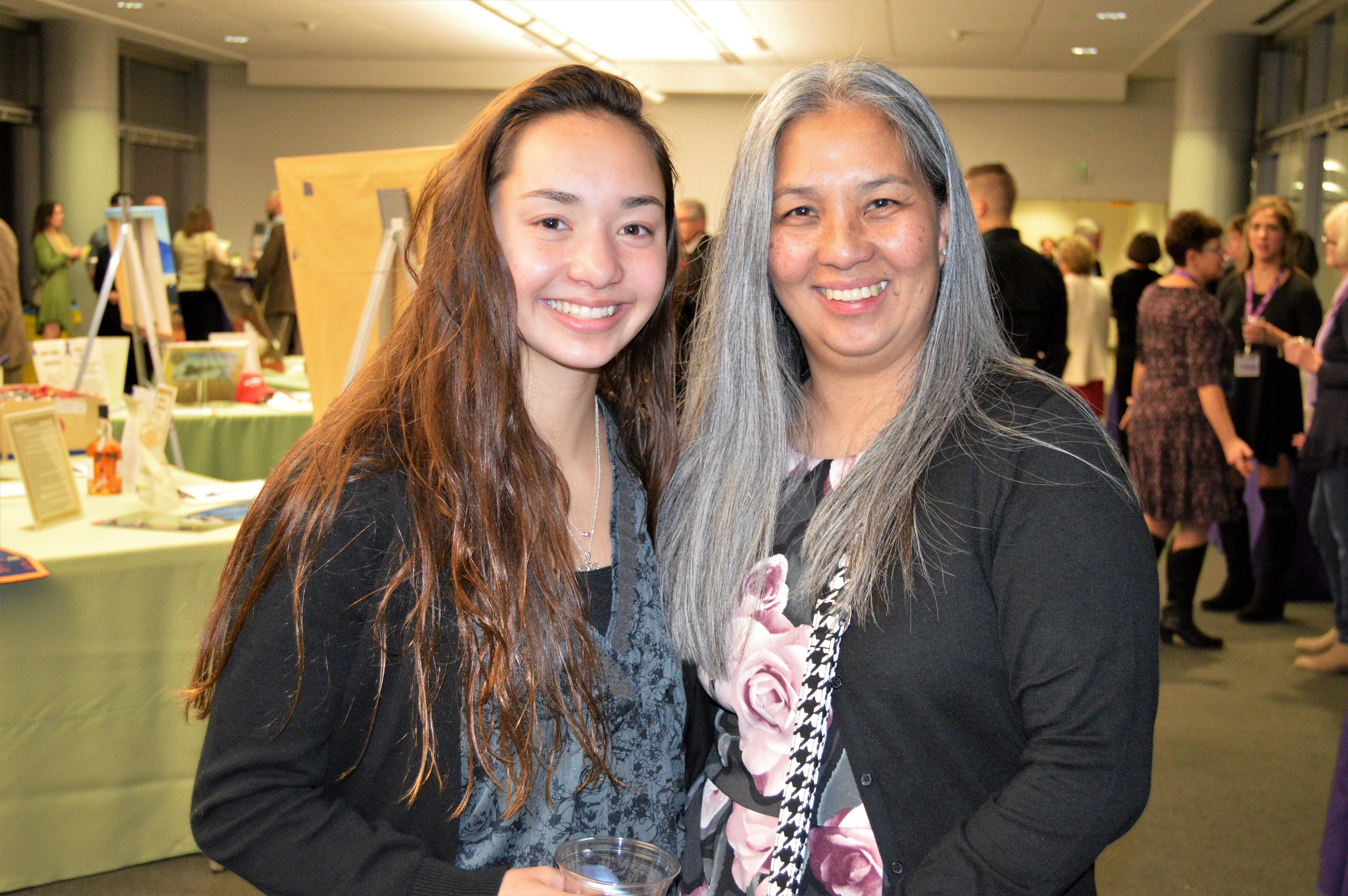 Jasmine (left) and Joy Johnson