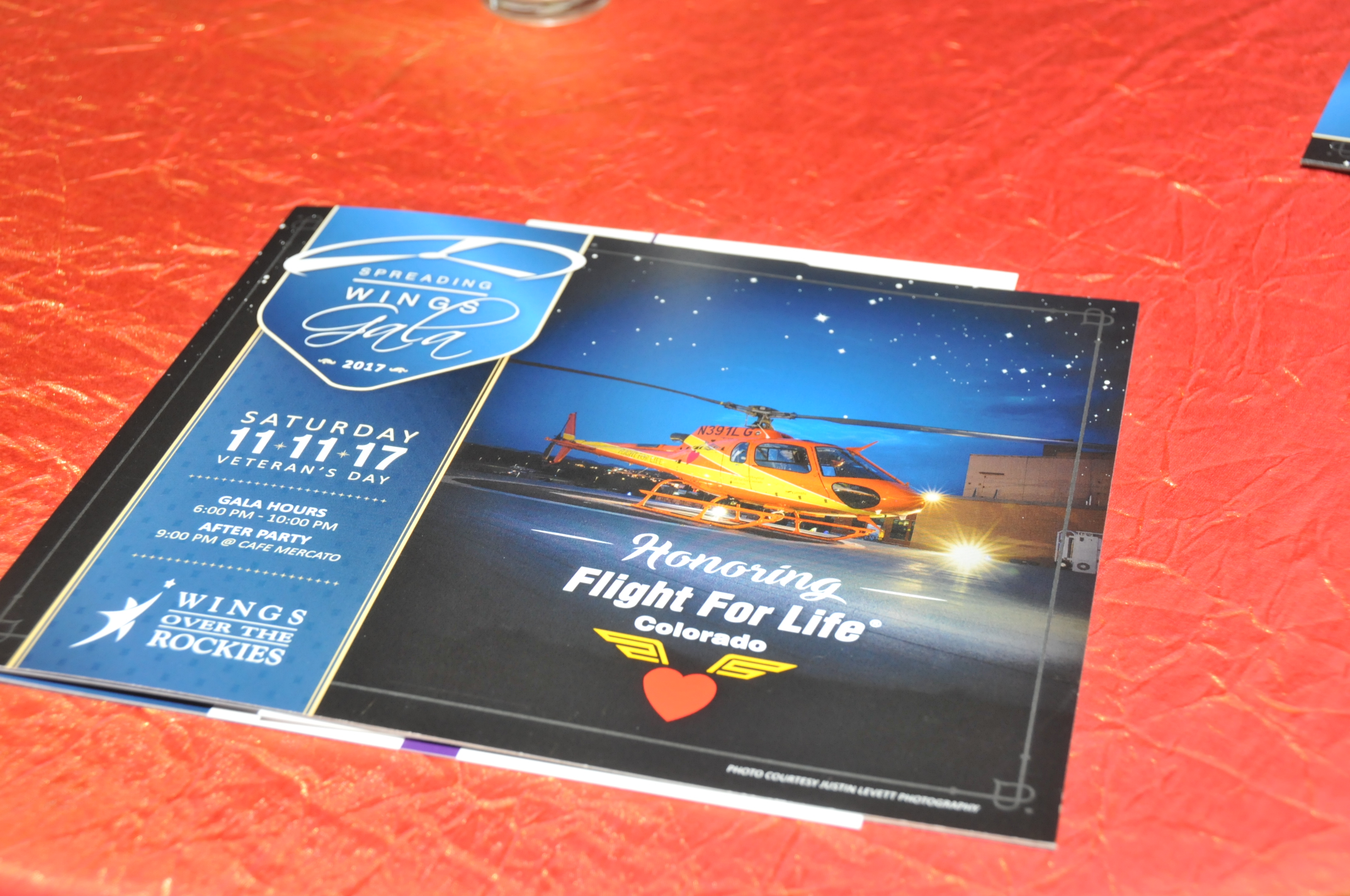 This year's event honored Flight For Life Colorado and Veterans