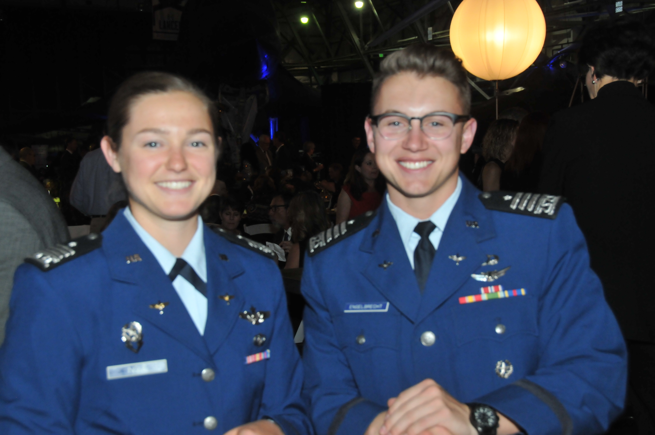 Cadets Michelle Ingle and Joseph Engelbrecht