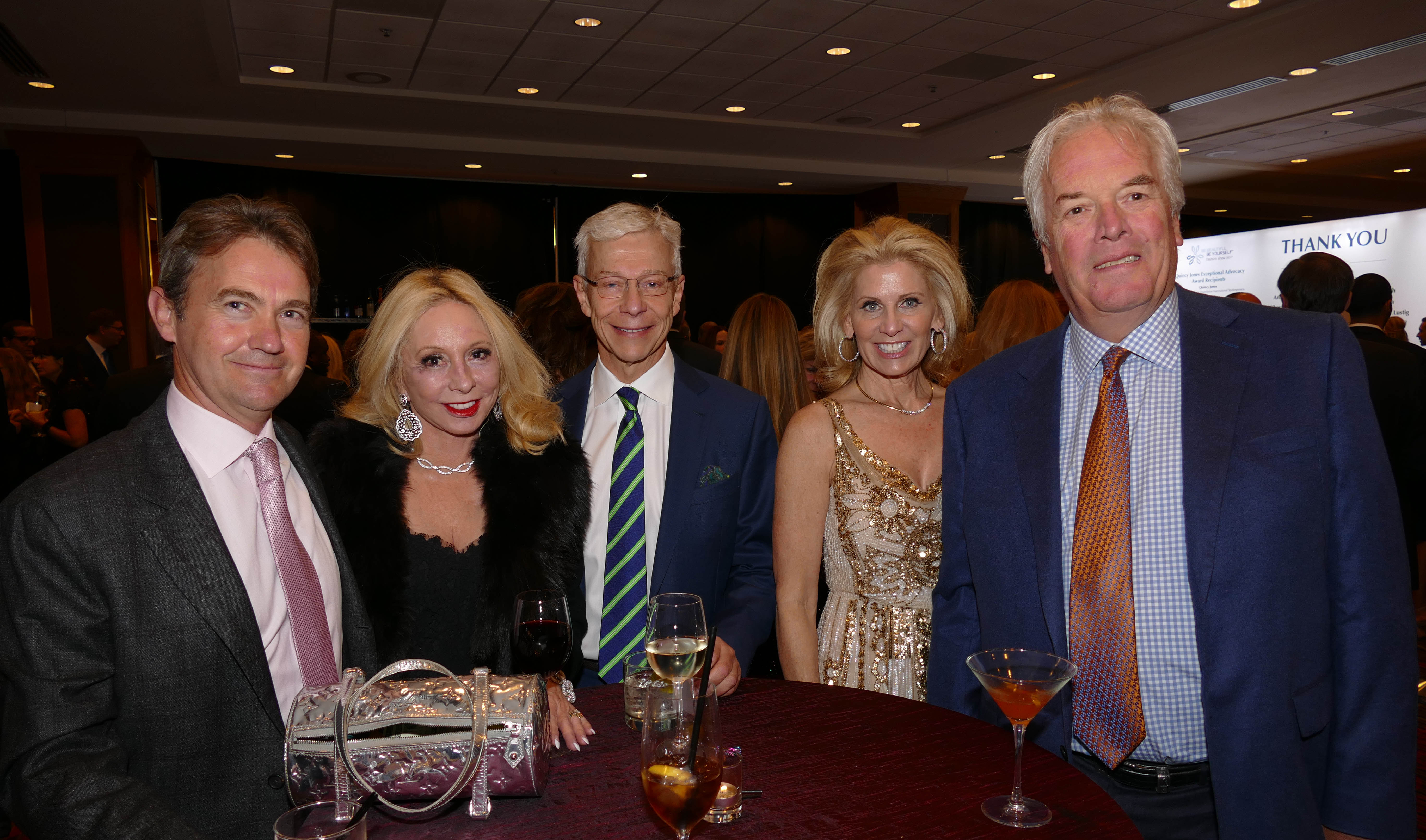 Tom and Lisa Kessler, left, Zack Neumeyer, Joy and Chris Dinsdale