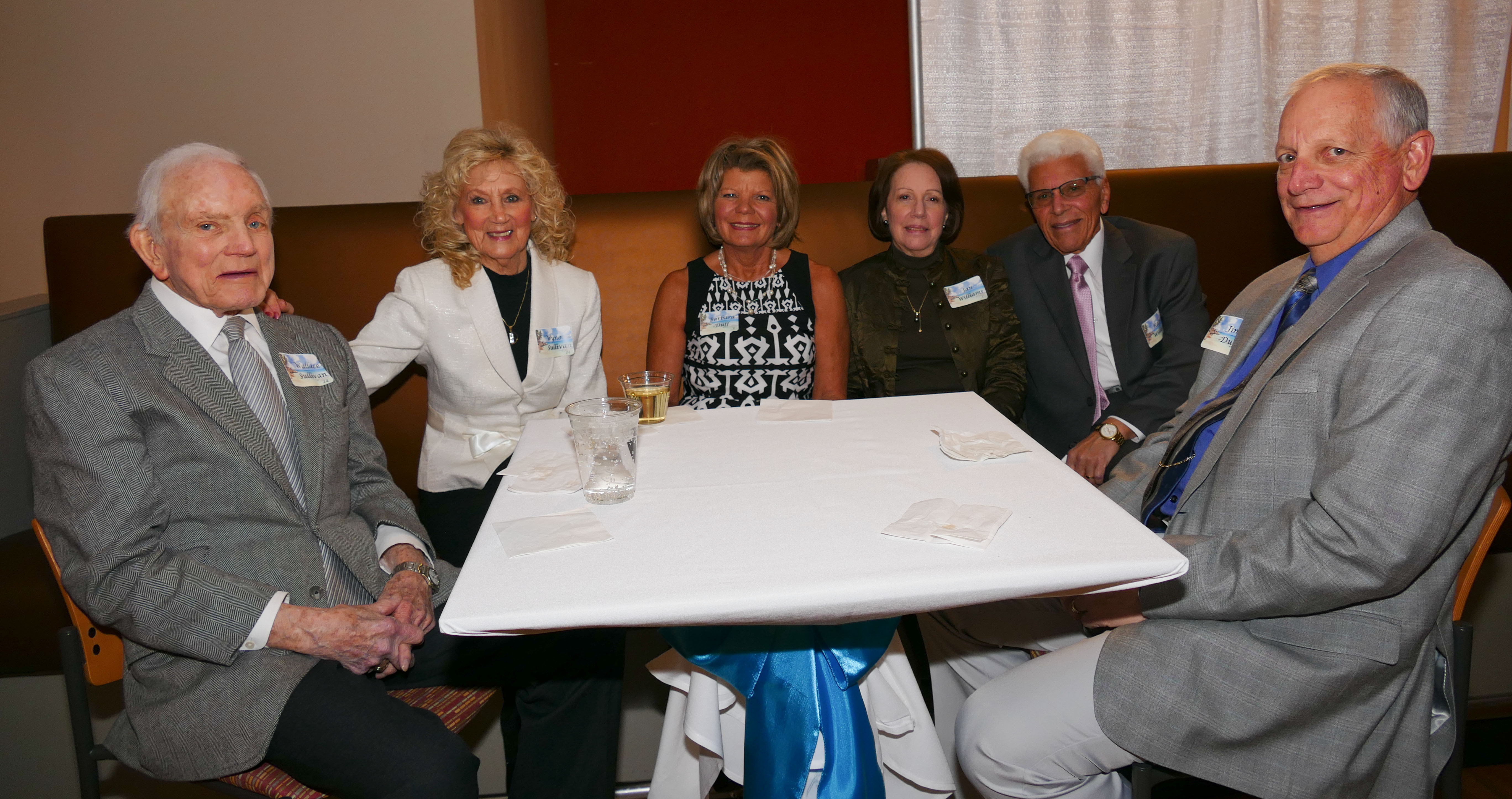 Wally and Wynona Sullivan (she's board secretary), left, Barbara Duff ...