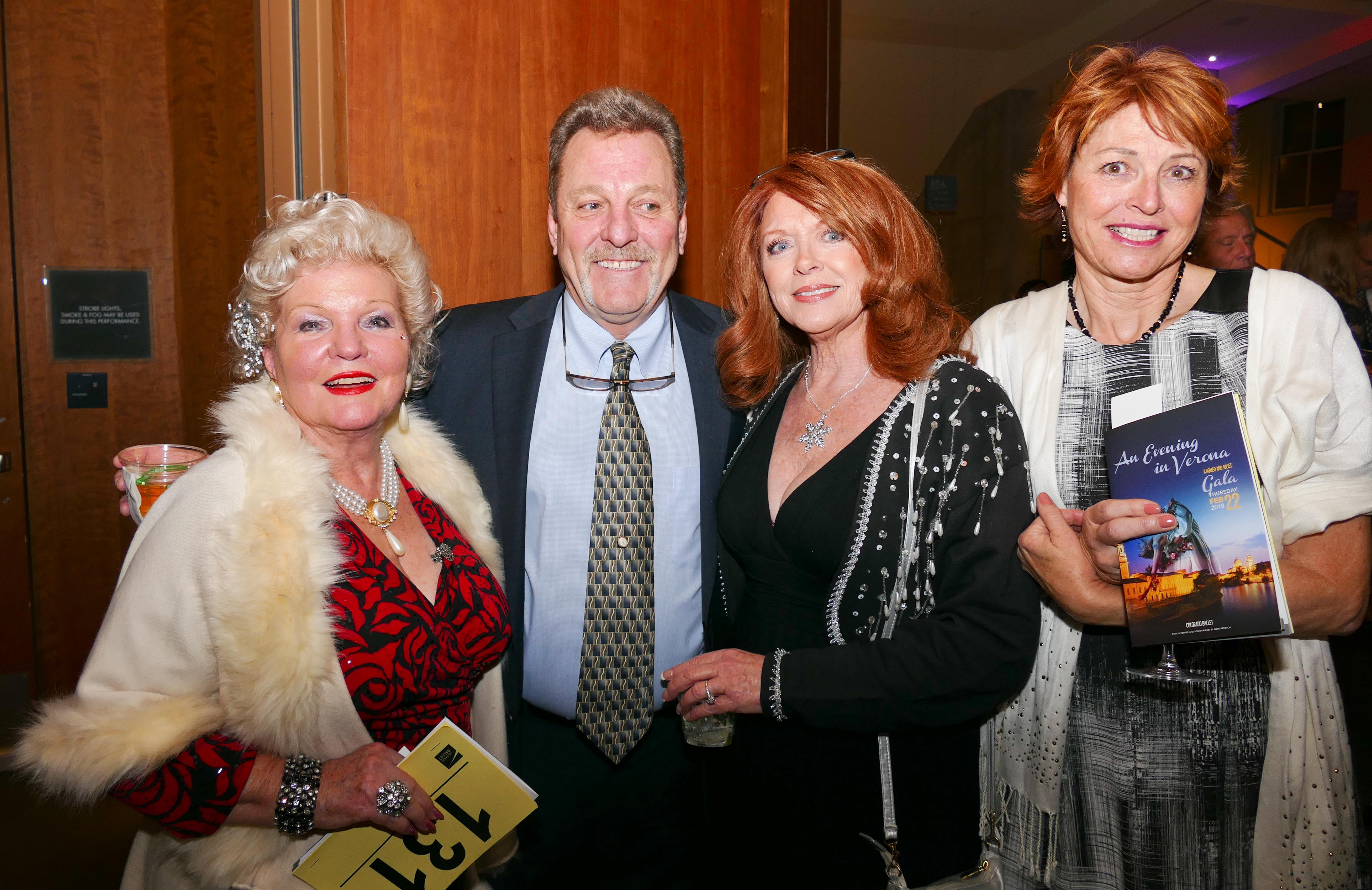 Dianne Bartlett, left, Brett and Cindy Freilinger and Deb Hayes