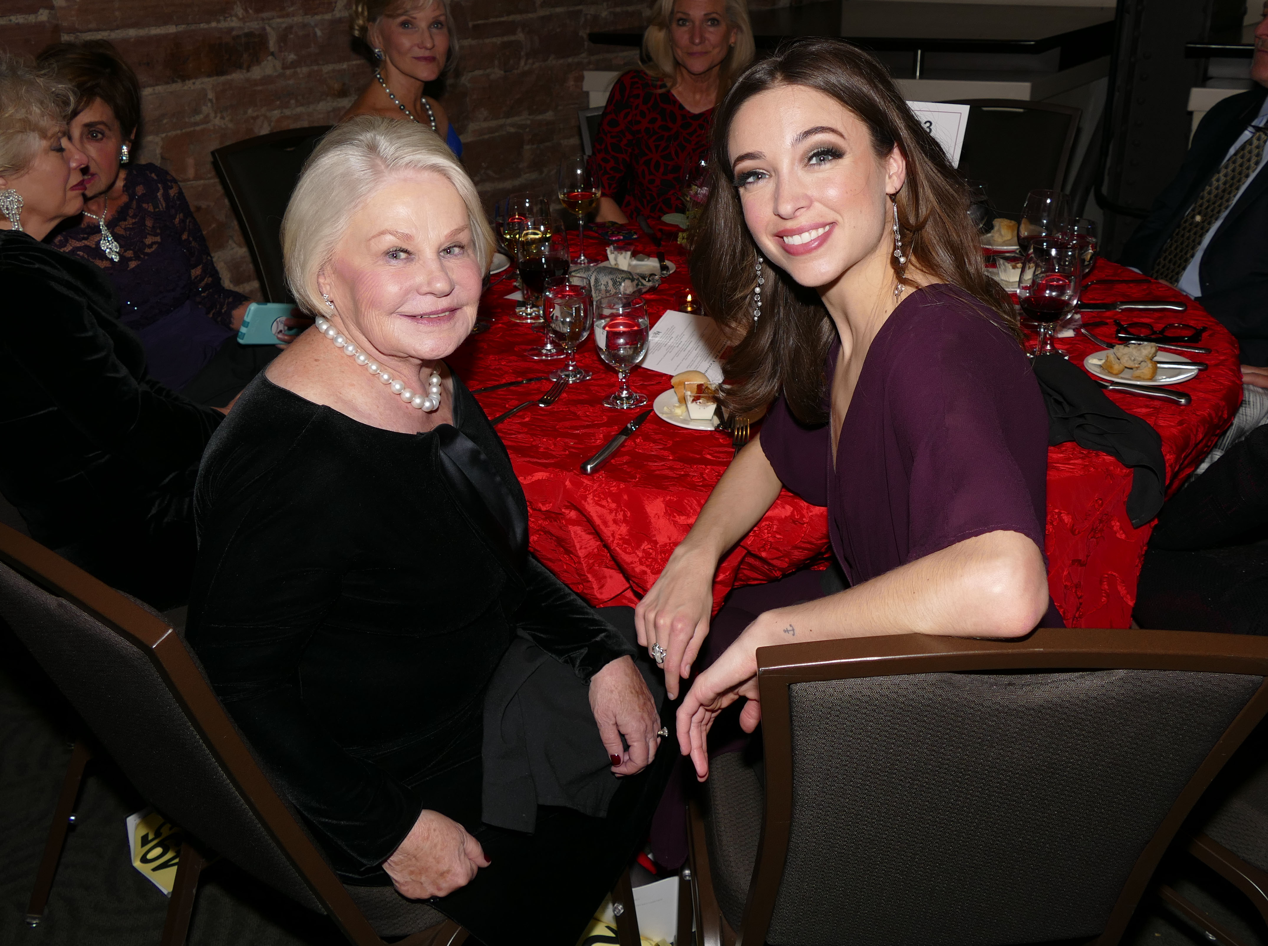 Lynnette Morrison, left, with dancer Morgan Buchanan