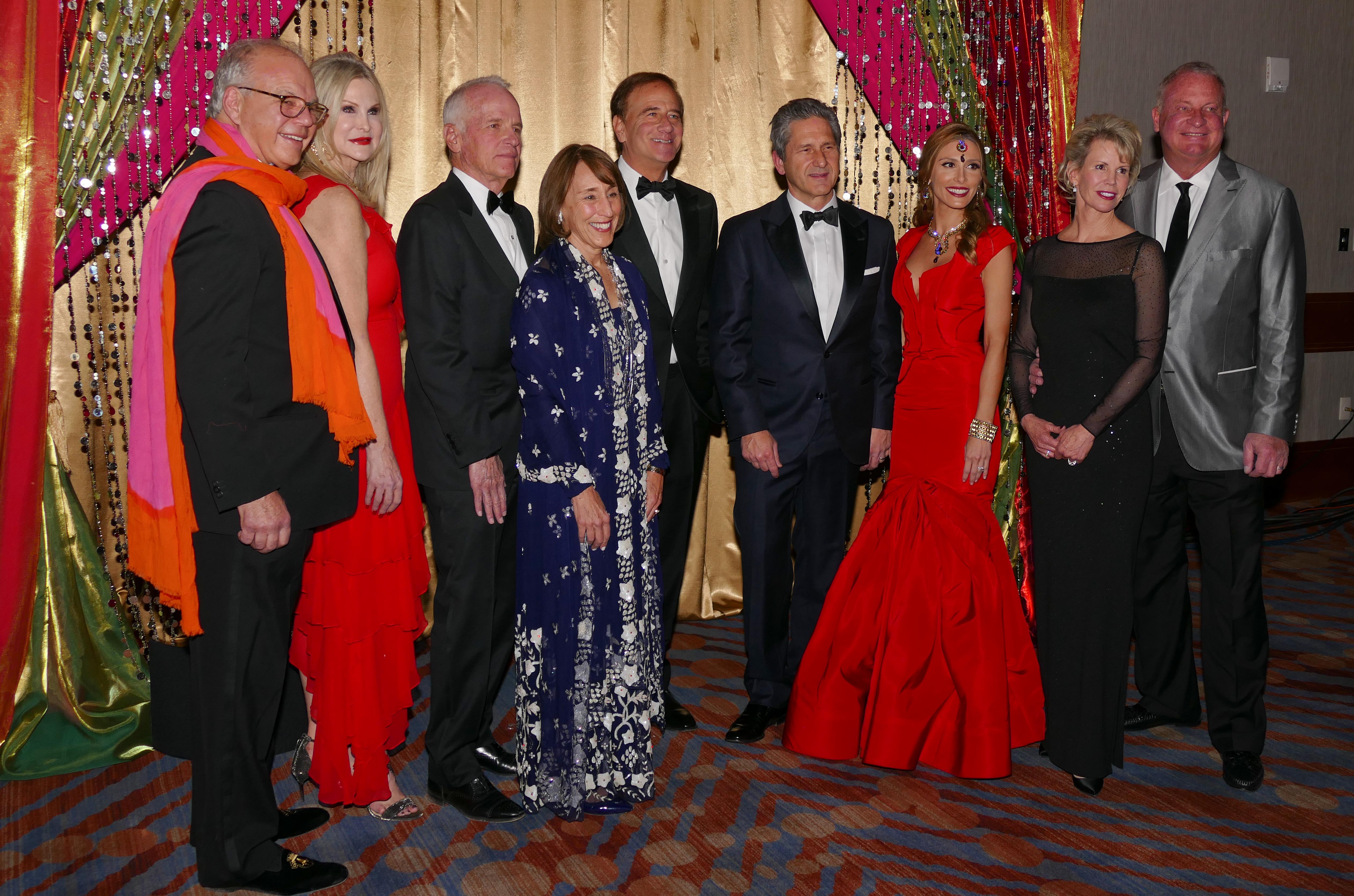 The Grand Marshals with NJH President and CEO Dr. Michael Salem, center