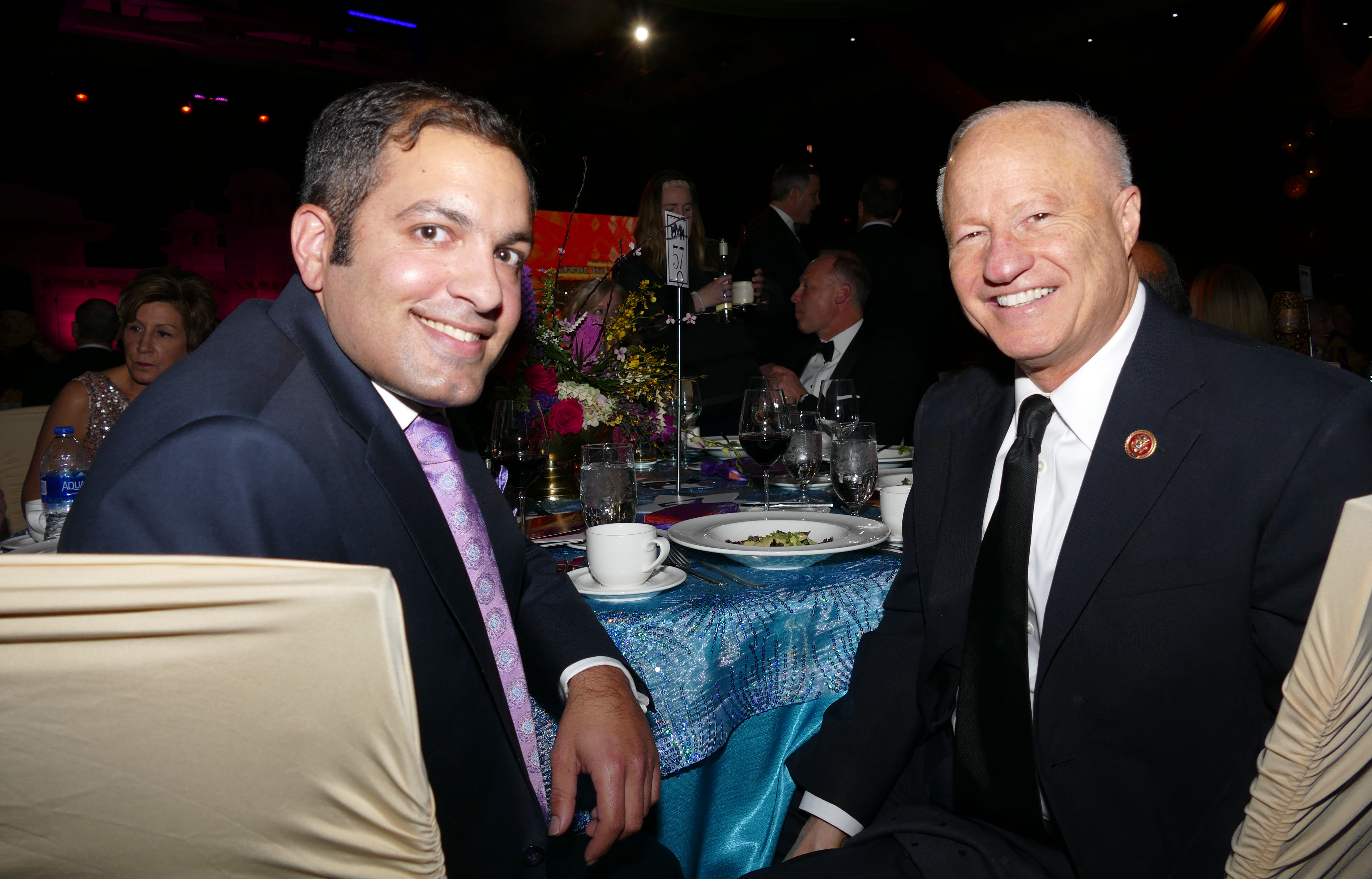 Jon Merage, left, with Congressman Mike Coffman