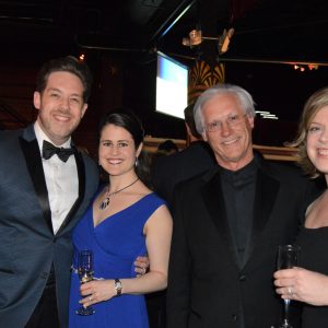 (l to r): Dr. Jody Mathie, Nan Eklund, and Bill and Kim Myers