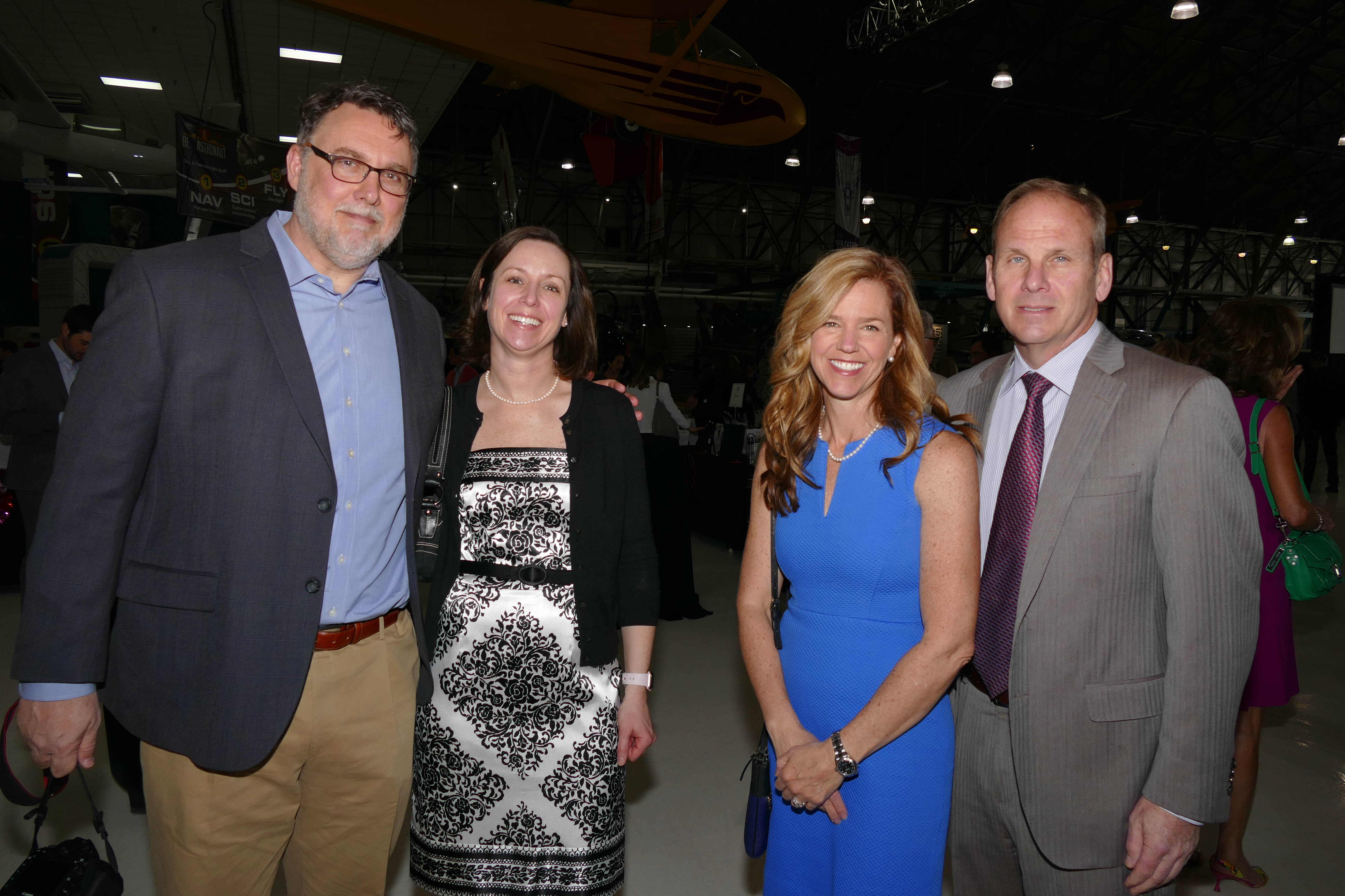 Bill Barrett, left, Lisa Lipscomb, Faith Fisher and Dr. James Jaggers