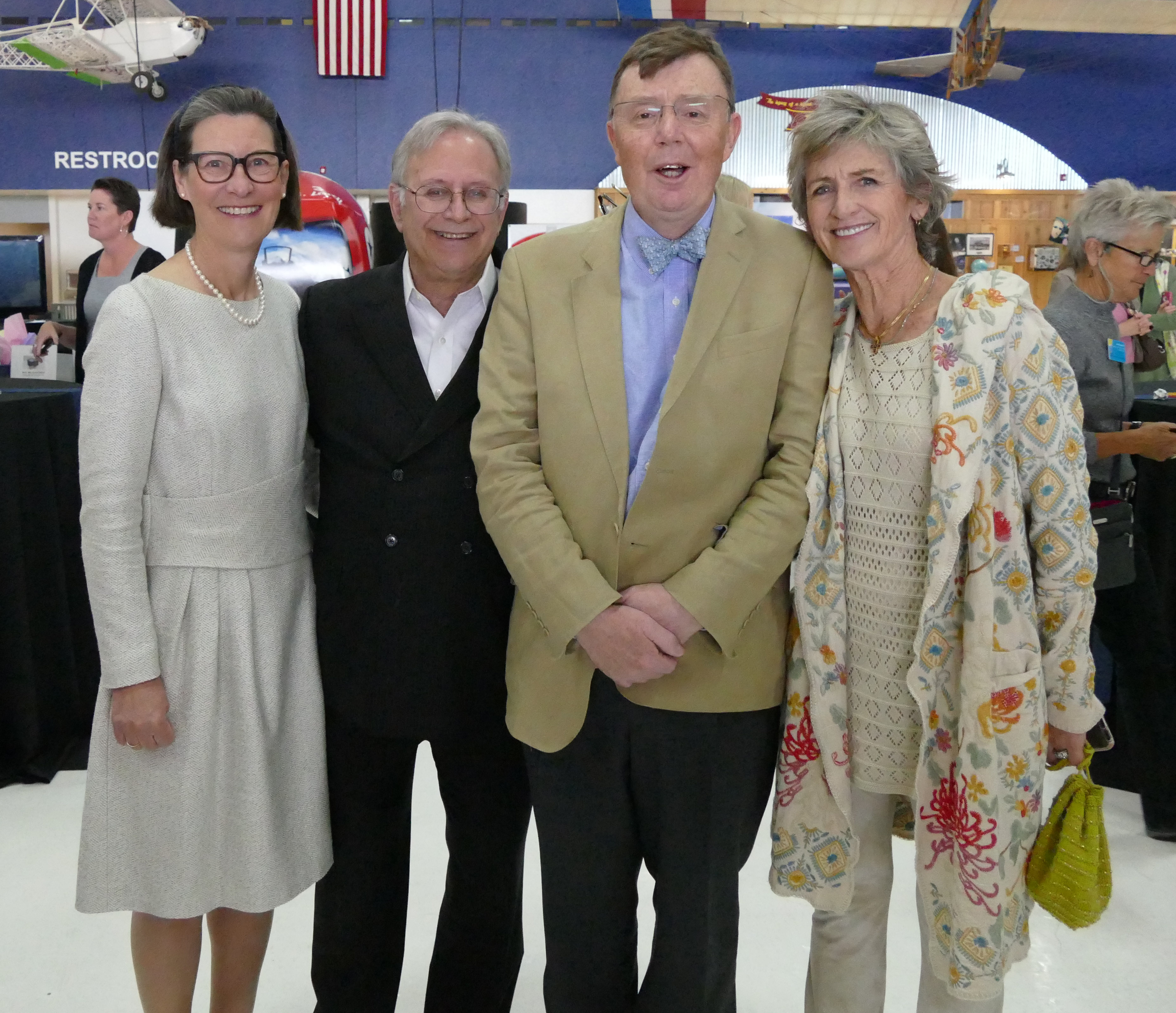 Meredith Wilson, left, Dr. Michael Schaffer, Dr Neil Wilson (recipient ...