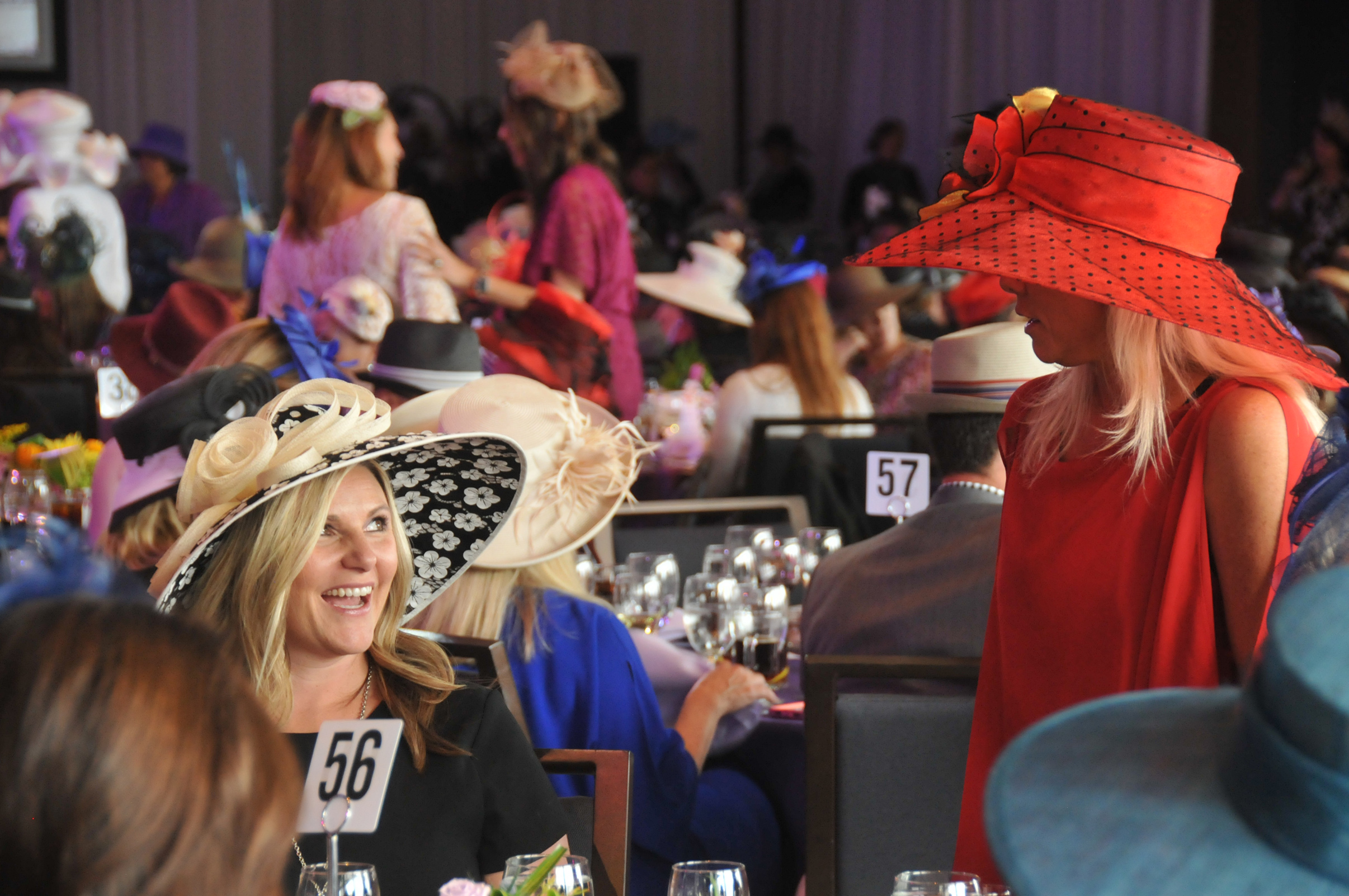 More than 650 guests were able to mingle before the program started