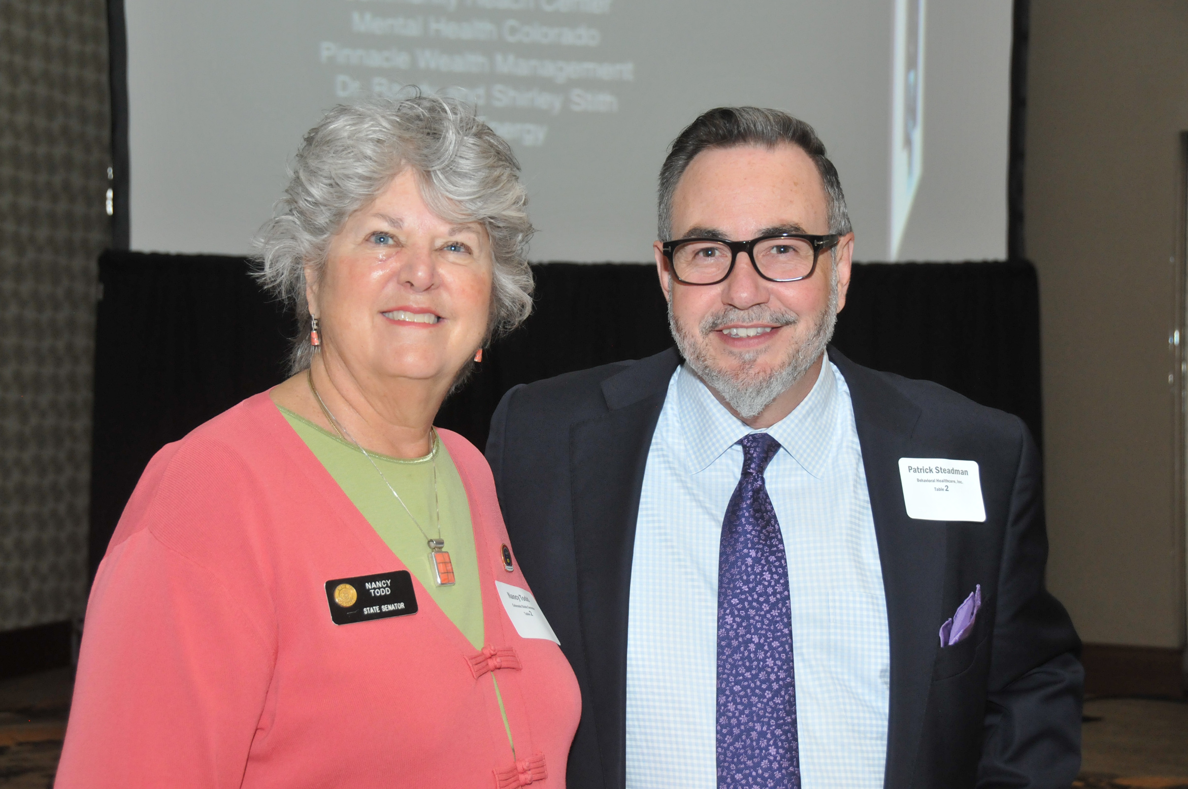 State Senator Nancy Todd and former State Senator Pat Steadman