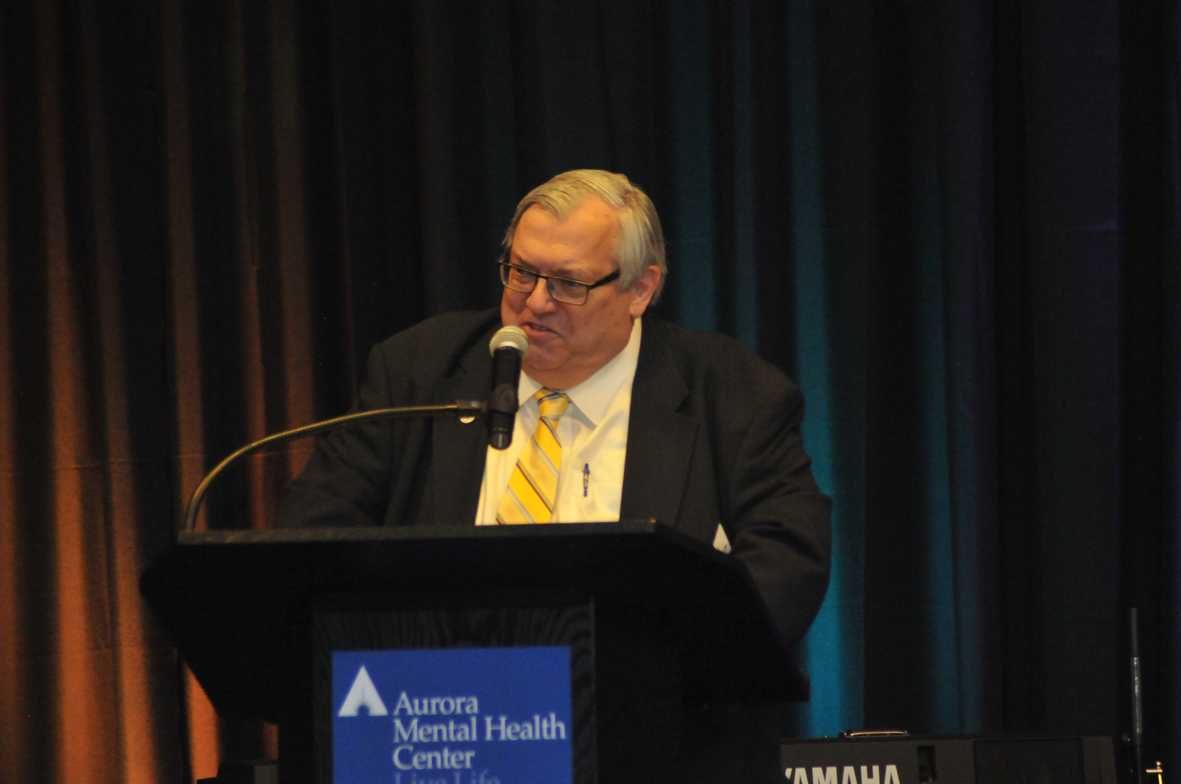 AuMHC CEO Randy Stith thanked guests and shared highlights of his 40 ...