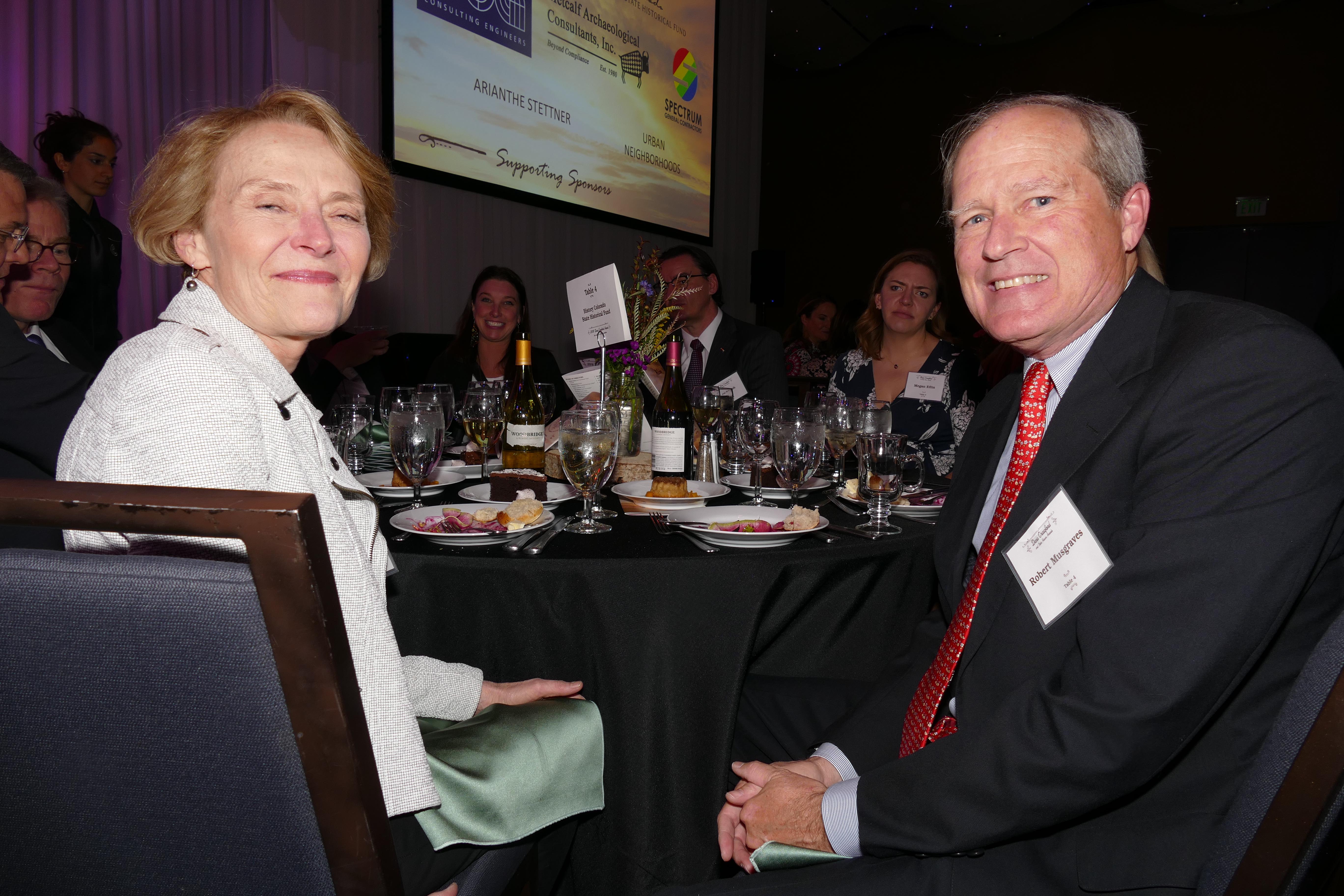 Champion sponsors Joan Prusse and Bob Musgraves (he's on the board also)