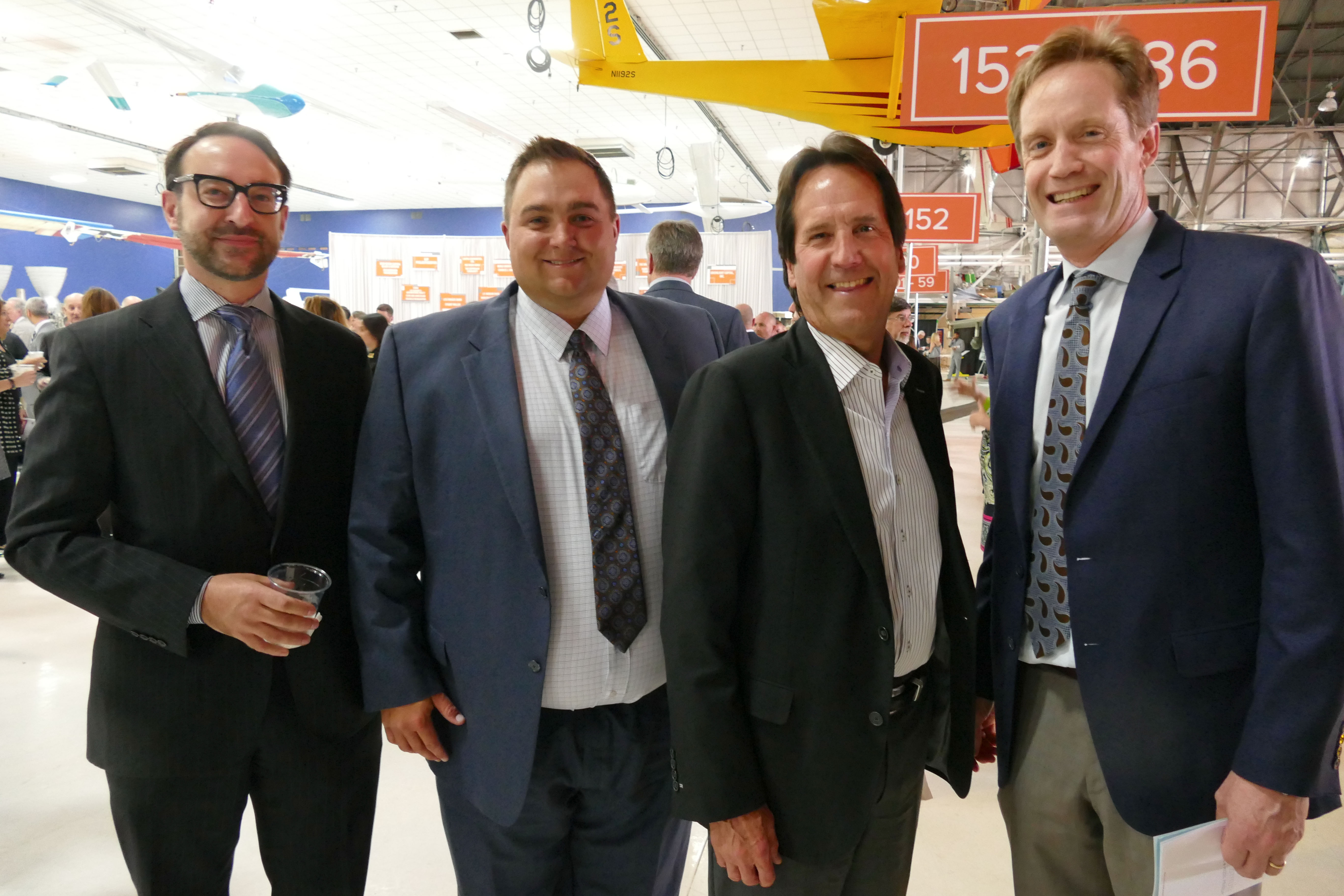 Nick Koncilja, left, Adam Sands, Bruce Alexander and Richard Wham