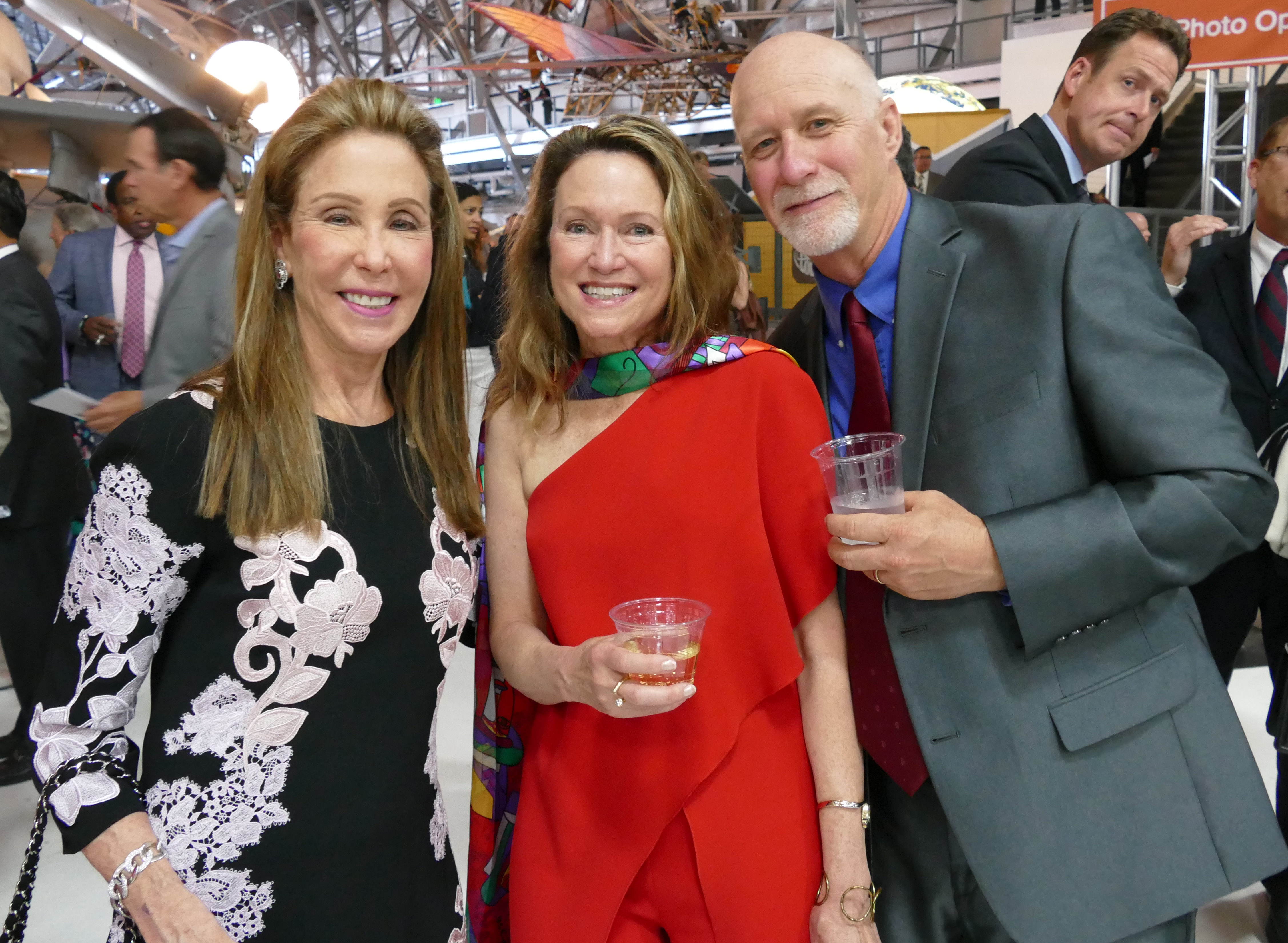 Carol Mizel, left, Elisa McKee and Shane Reynolds