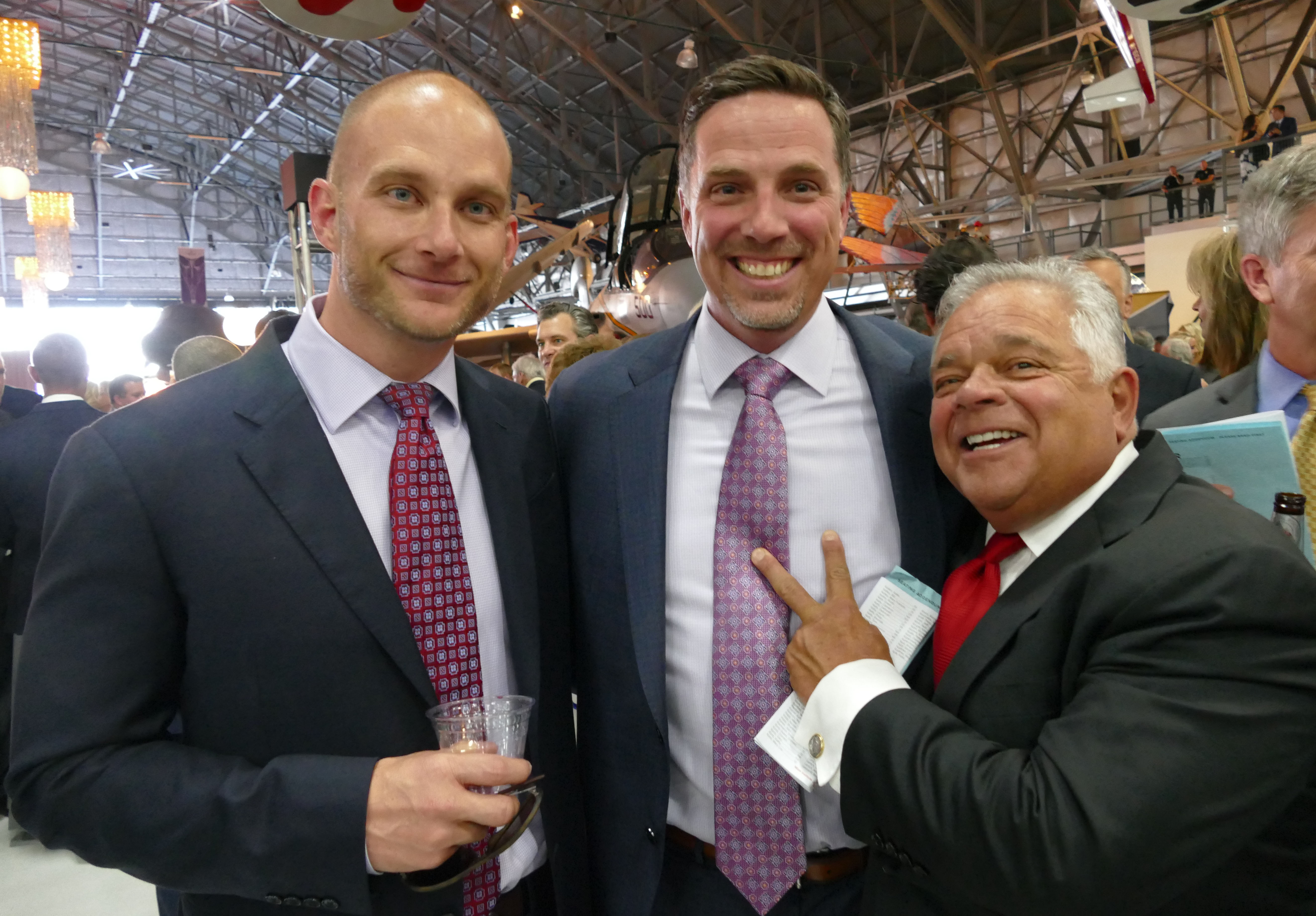 Ryan Lantz, left, Dave Lemnah and Peter Kudla