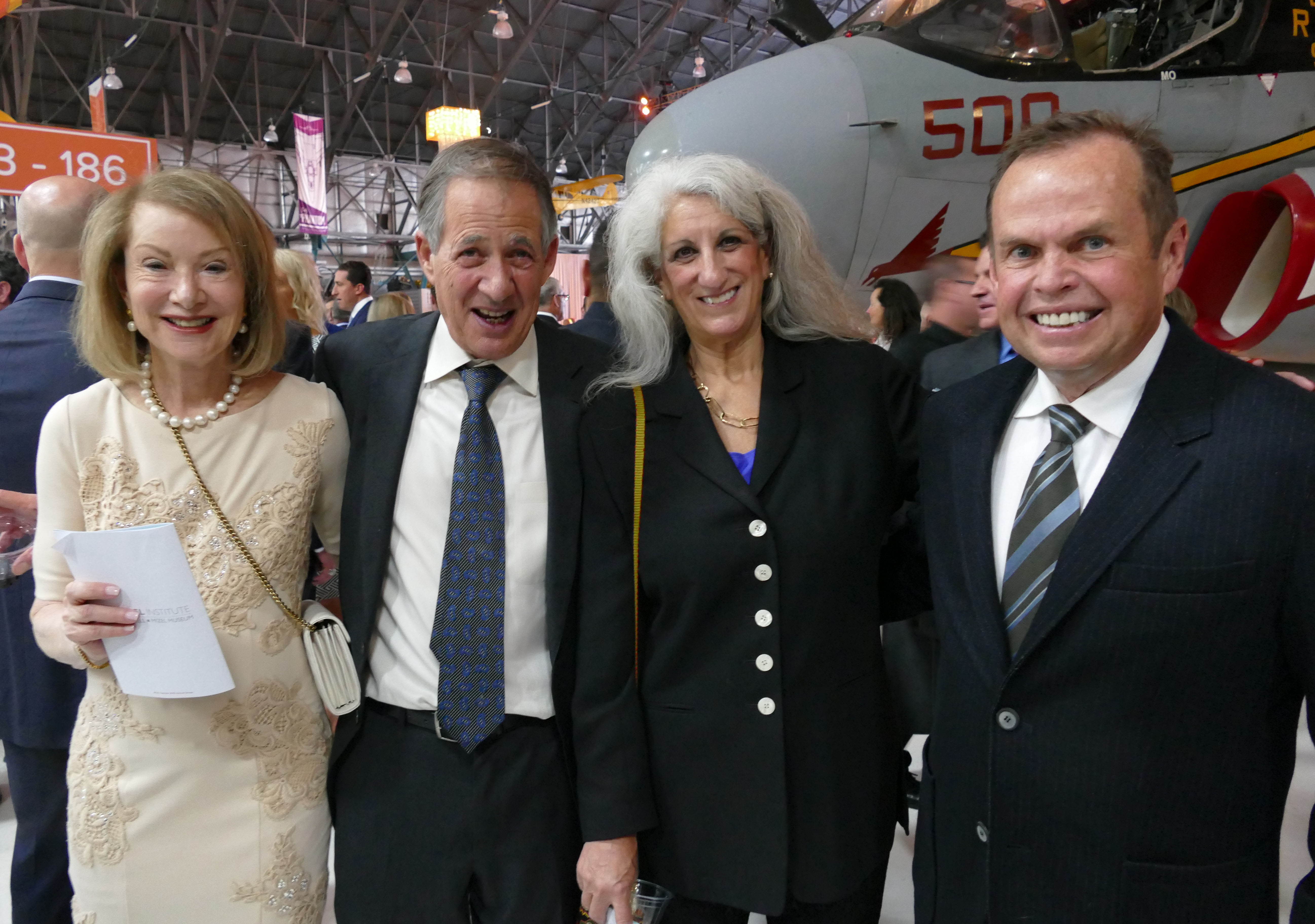 Dr Pegi and Michael Touff, left, Ellen Premack and Pat Hamill