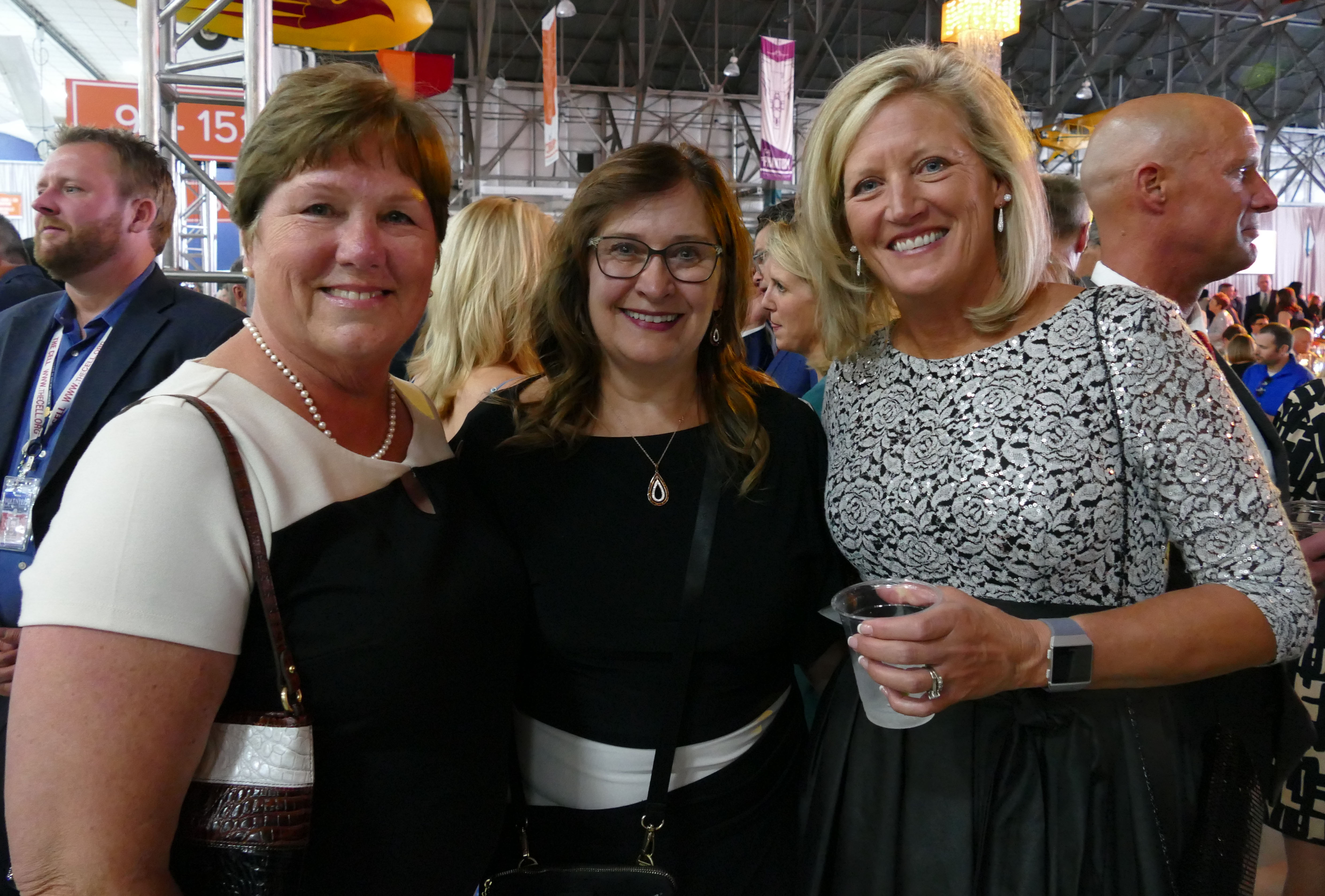 Laury Edwards, left, Jane Hoefs and Beth Petty