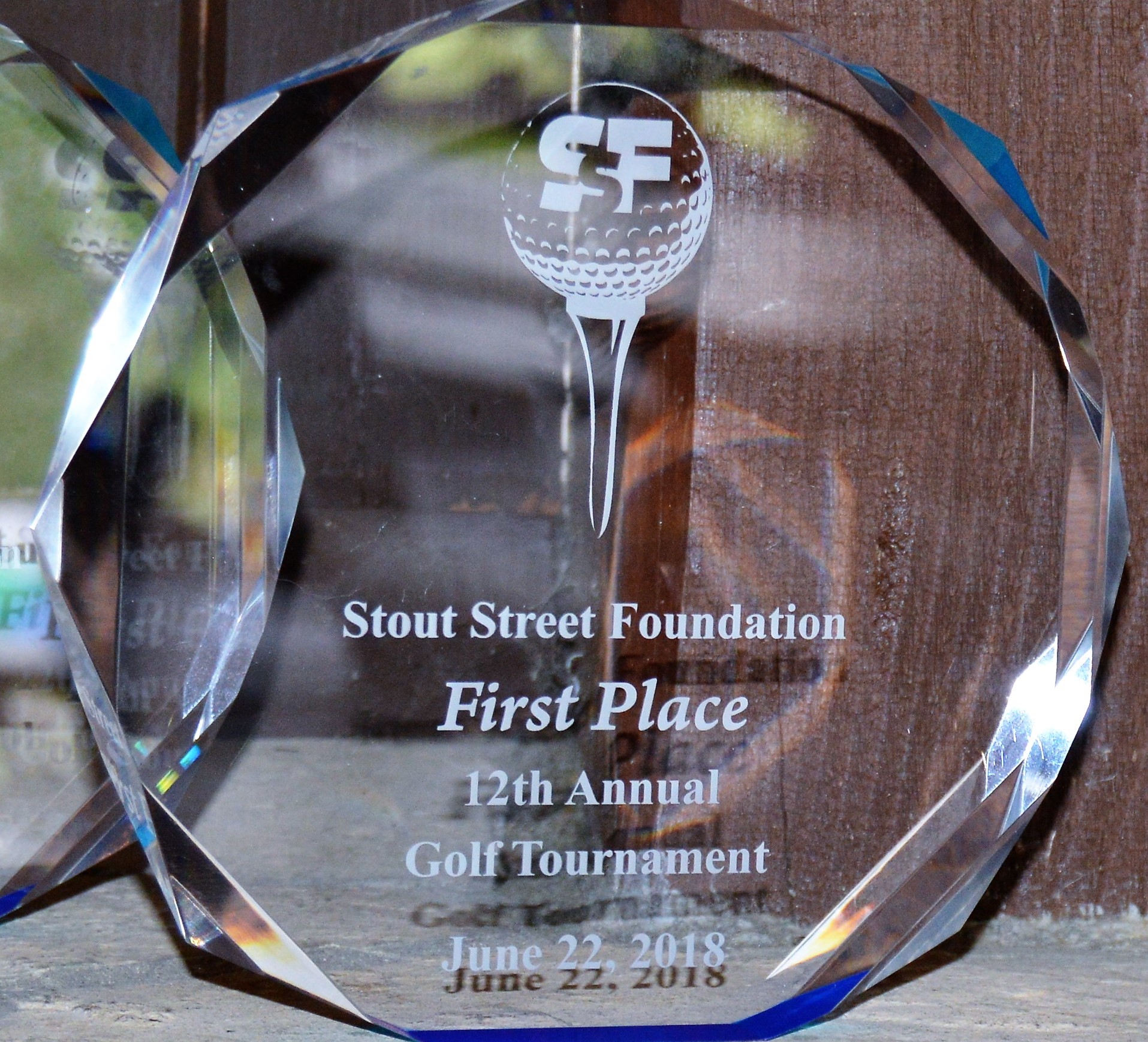 The coveted first-place golf team trophy.