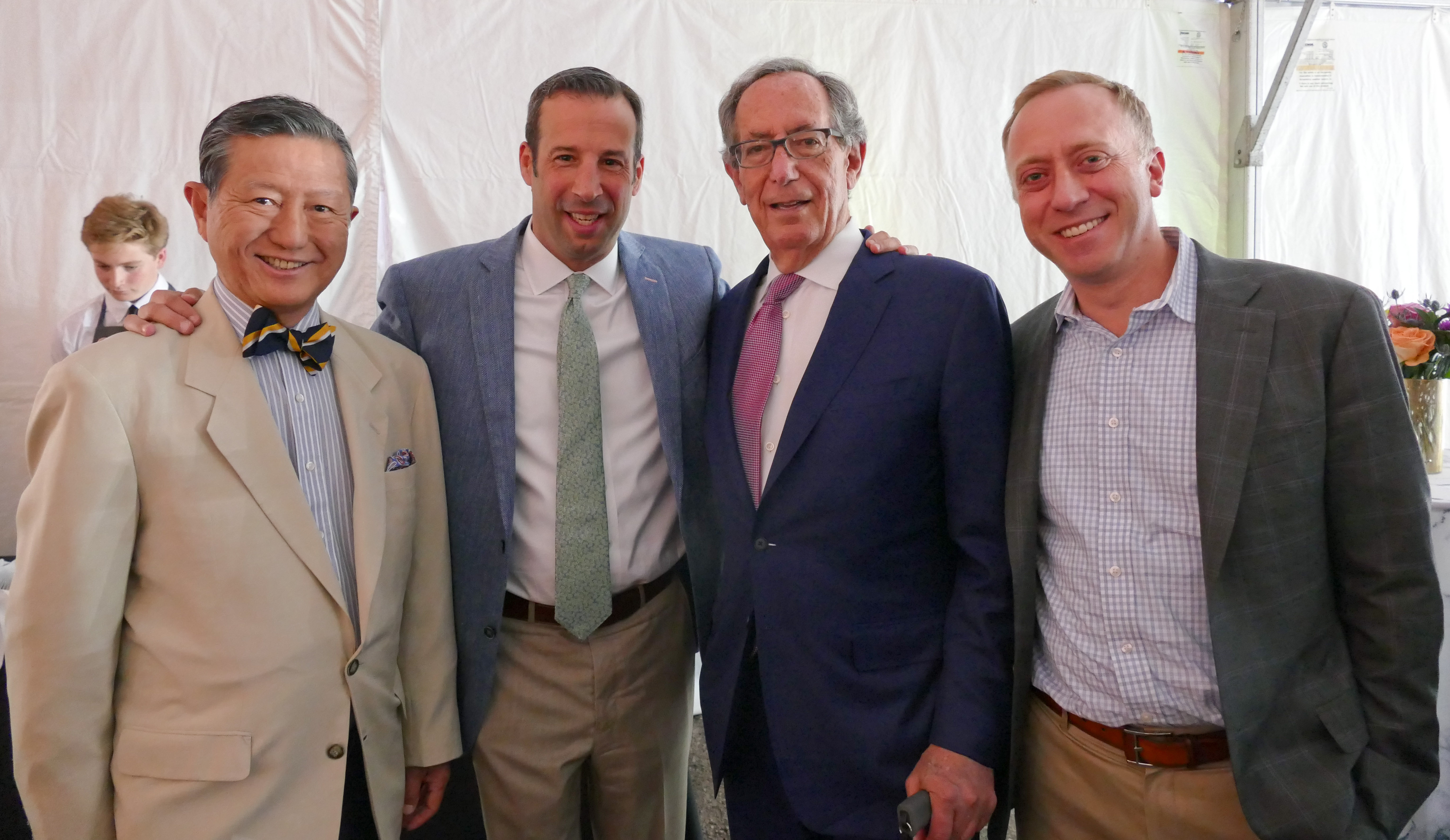 Dr Larry Chan, left, Rich Benenson, Steve Farber and Aaron Hyatt