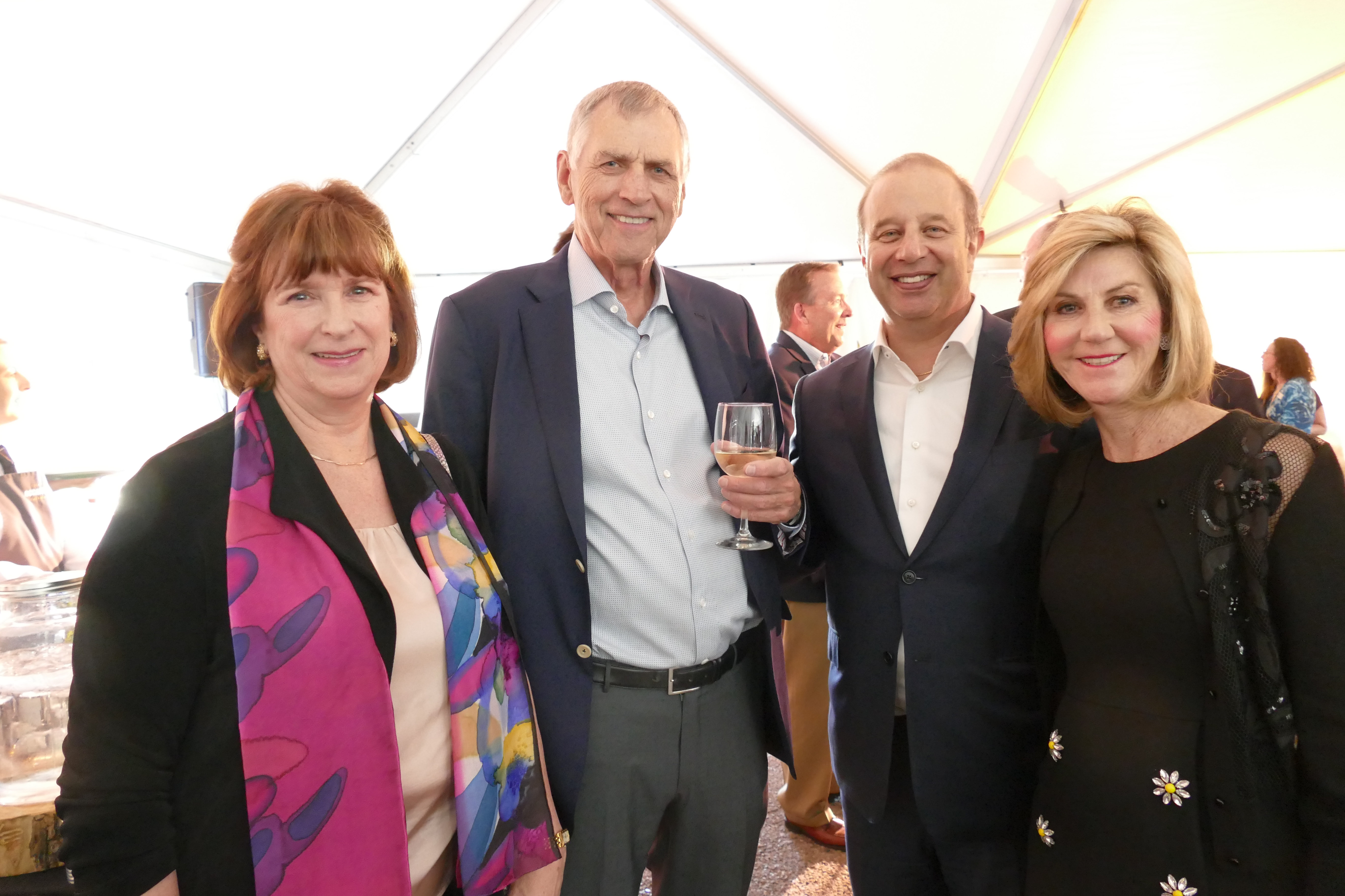 Nancy Leonard, left, Hal Haddon, Rick and Shelly Sapkin
