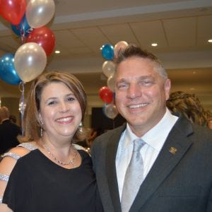 (l to r): CW3 Tim Shaner, Capt. Rich Sanrock. Capt. Gwenn Sanrock and ...
