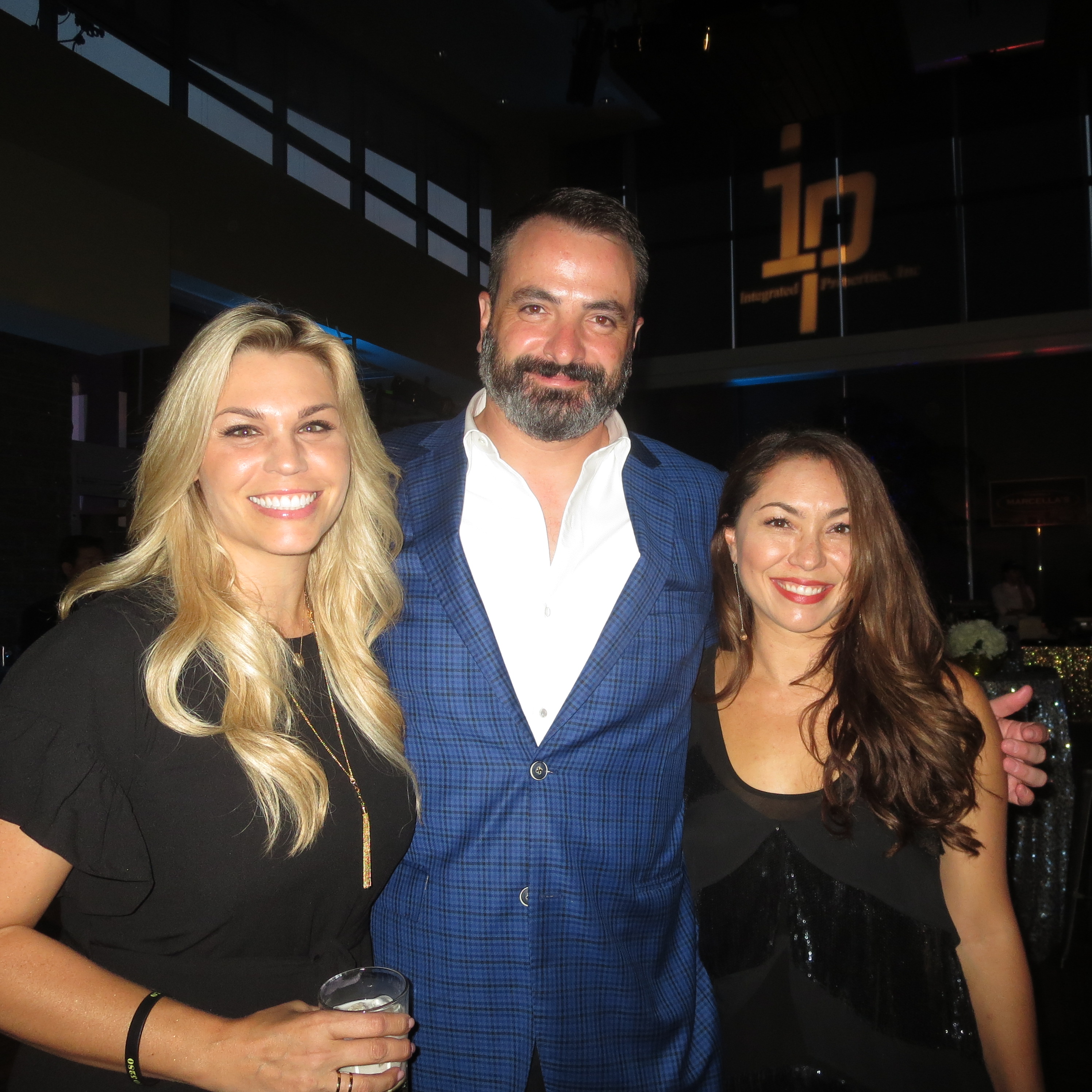 L to R: Abby & Steven Levine, Mechelle Faulk