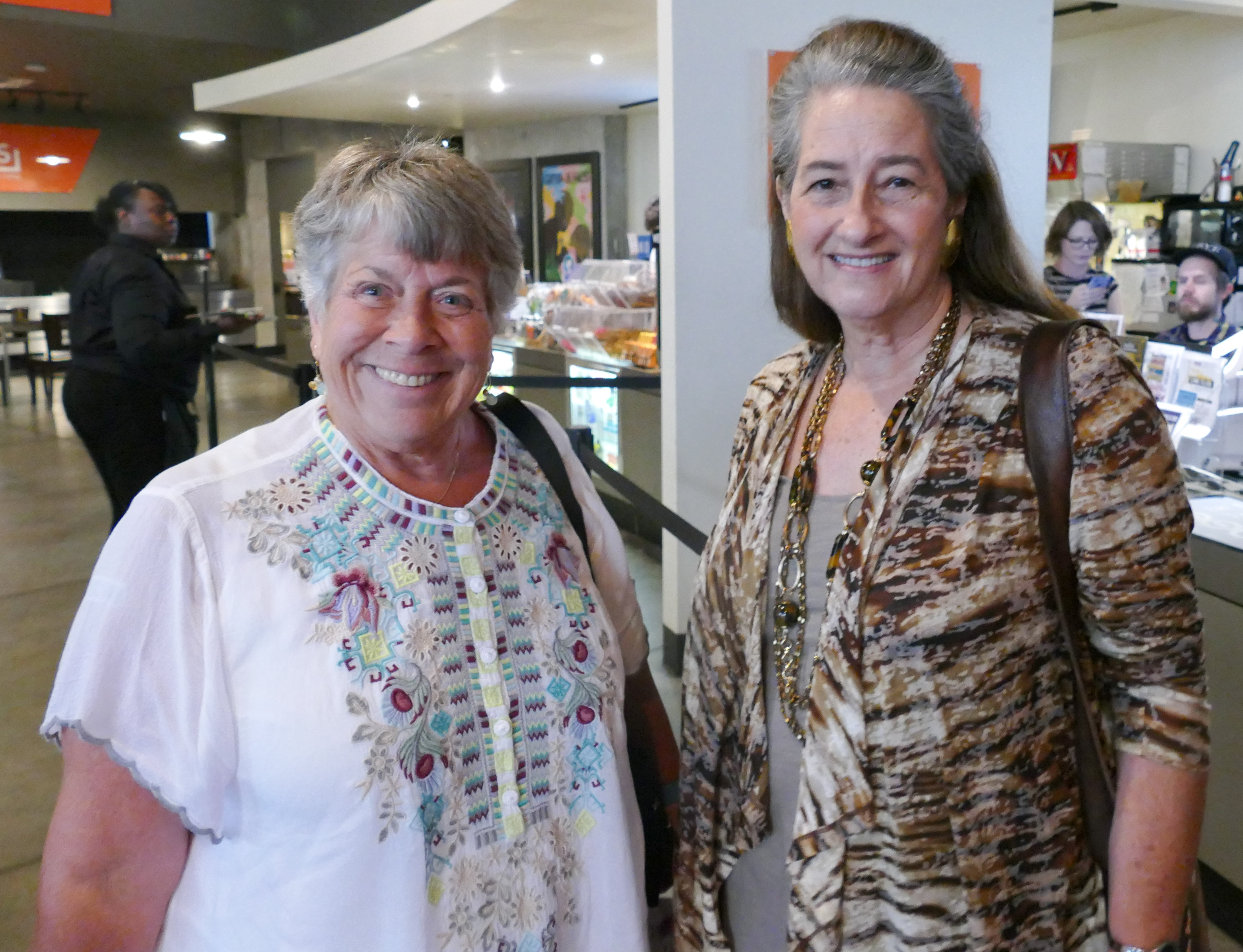 Susan Alt Johnson, left, and Corinne Mosko Brown