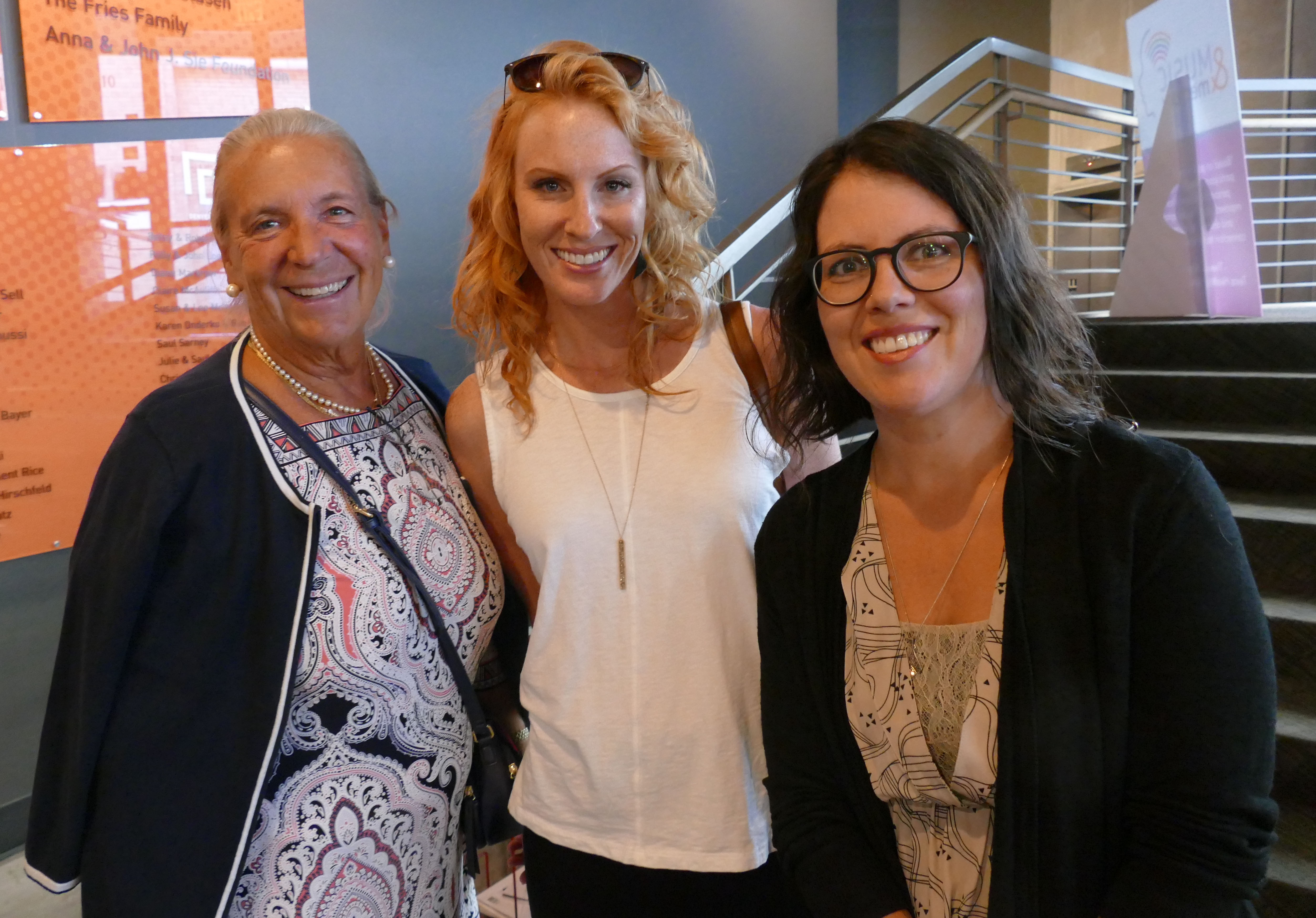Holly Parker, left, Jess Craig and DeDe Burns