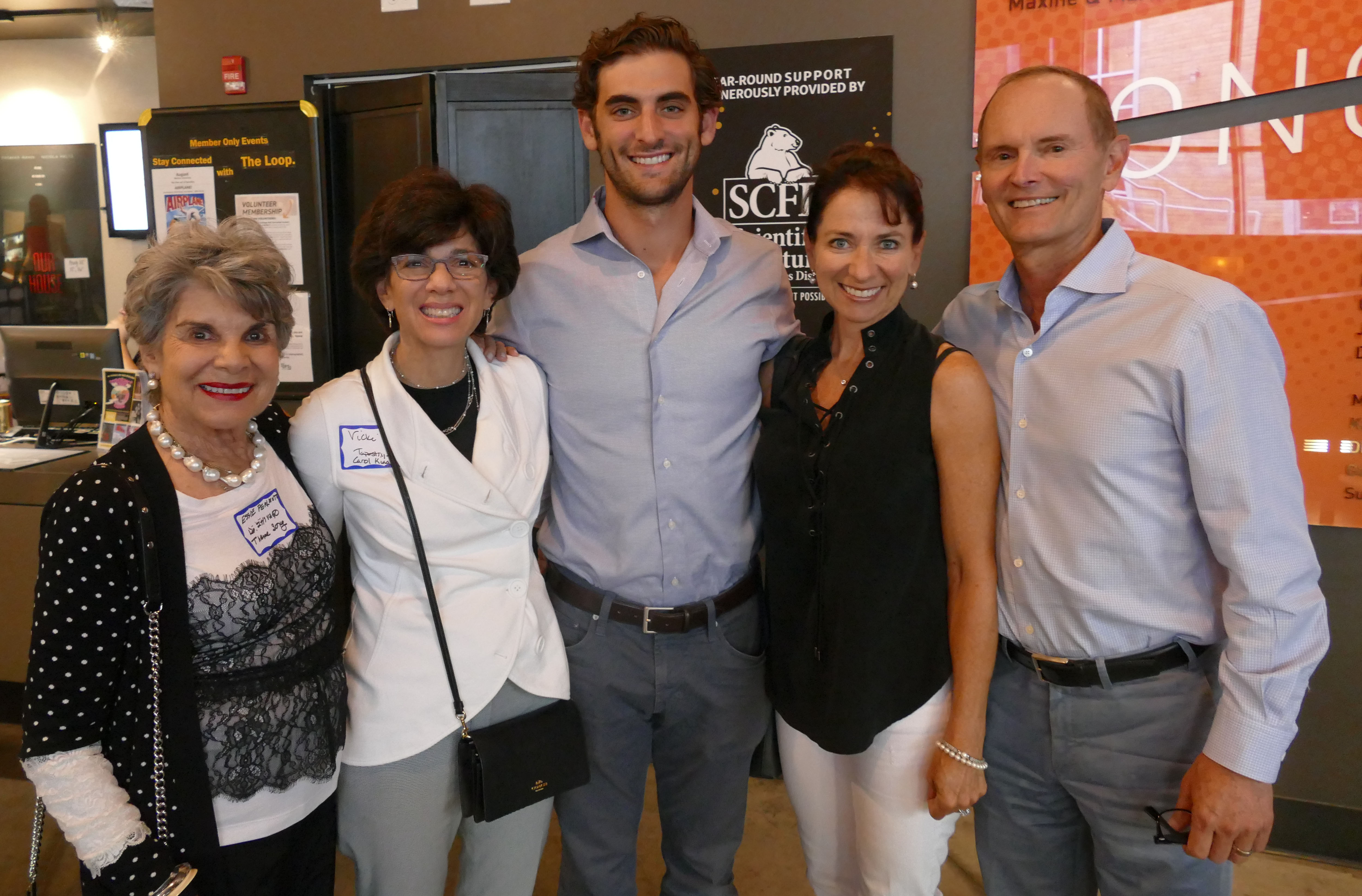 Essie Perlmutter, left, Vicki Dansky, Nathan Bartell, Carla Bartell ...