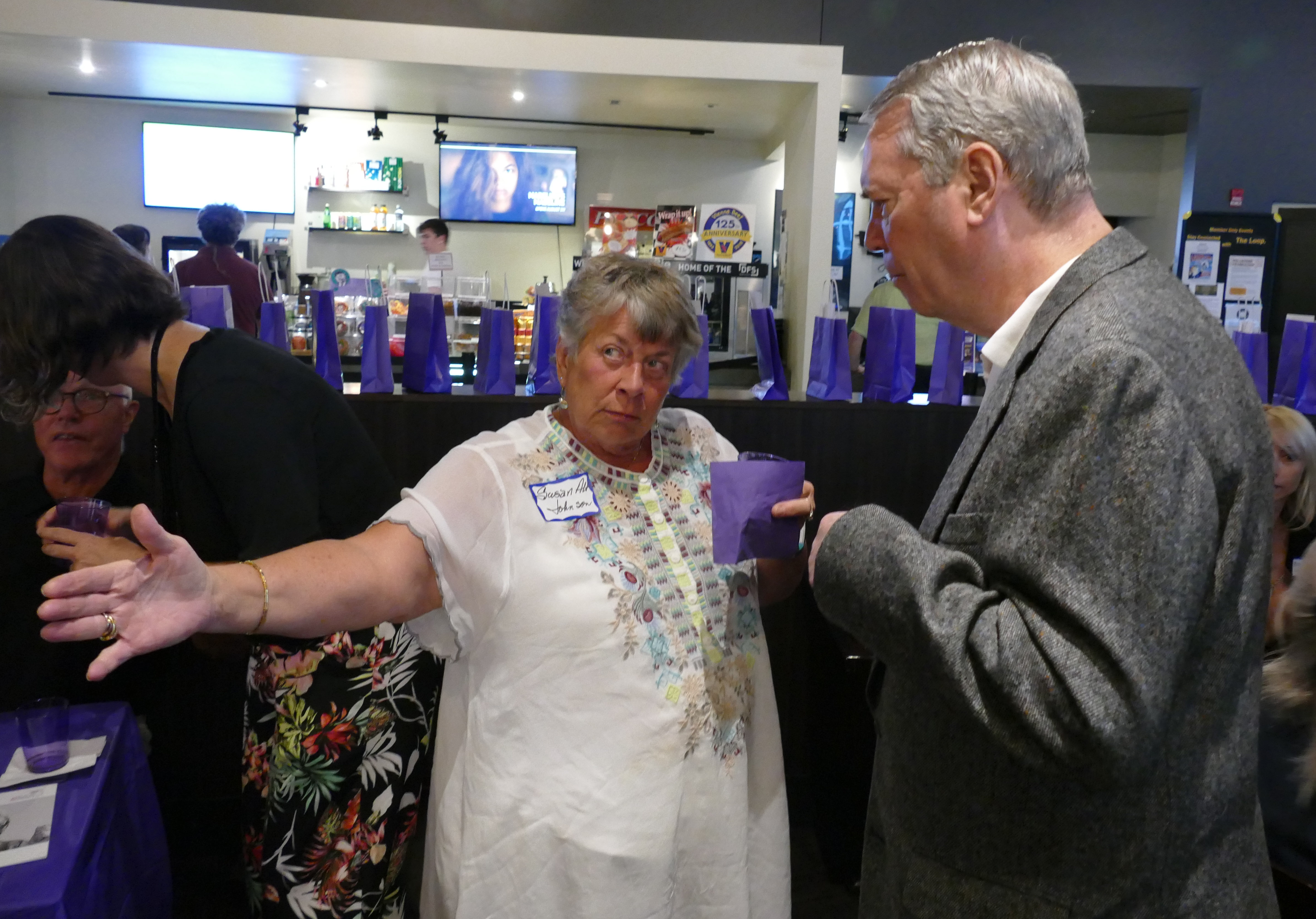 Susan Alt Johnson chats with Barton Lilly