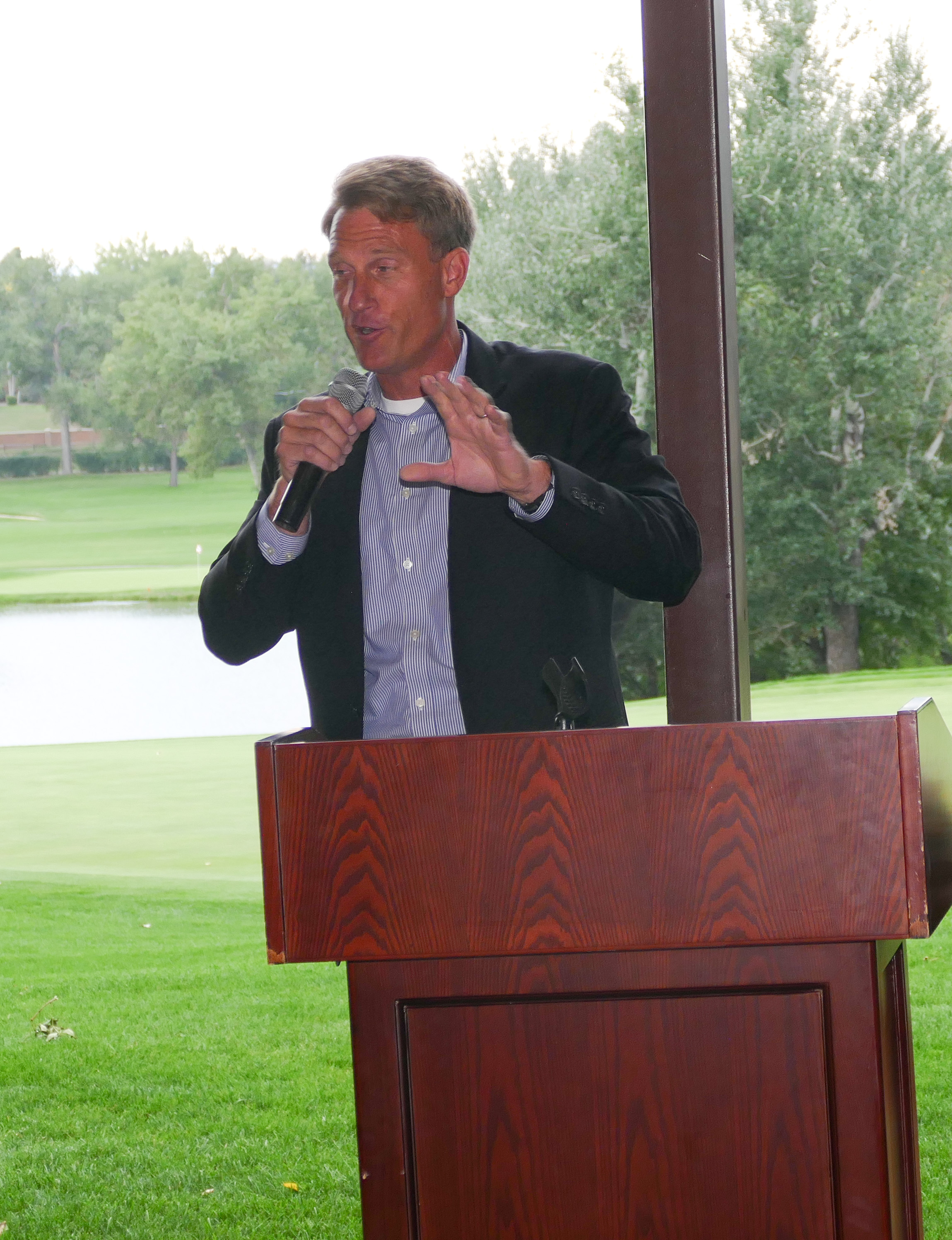 Emcee Matt Renoux, 9News