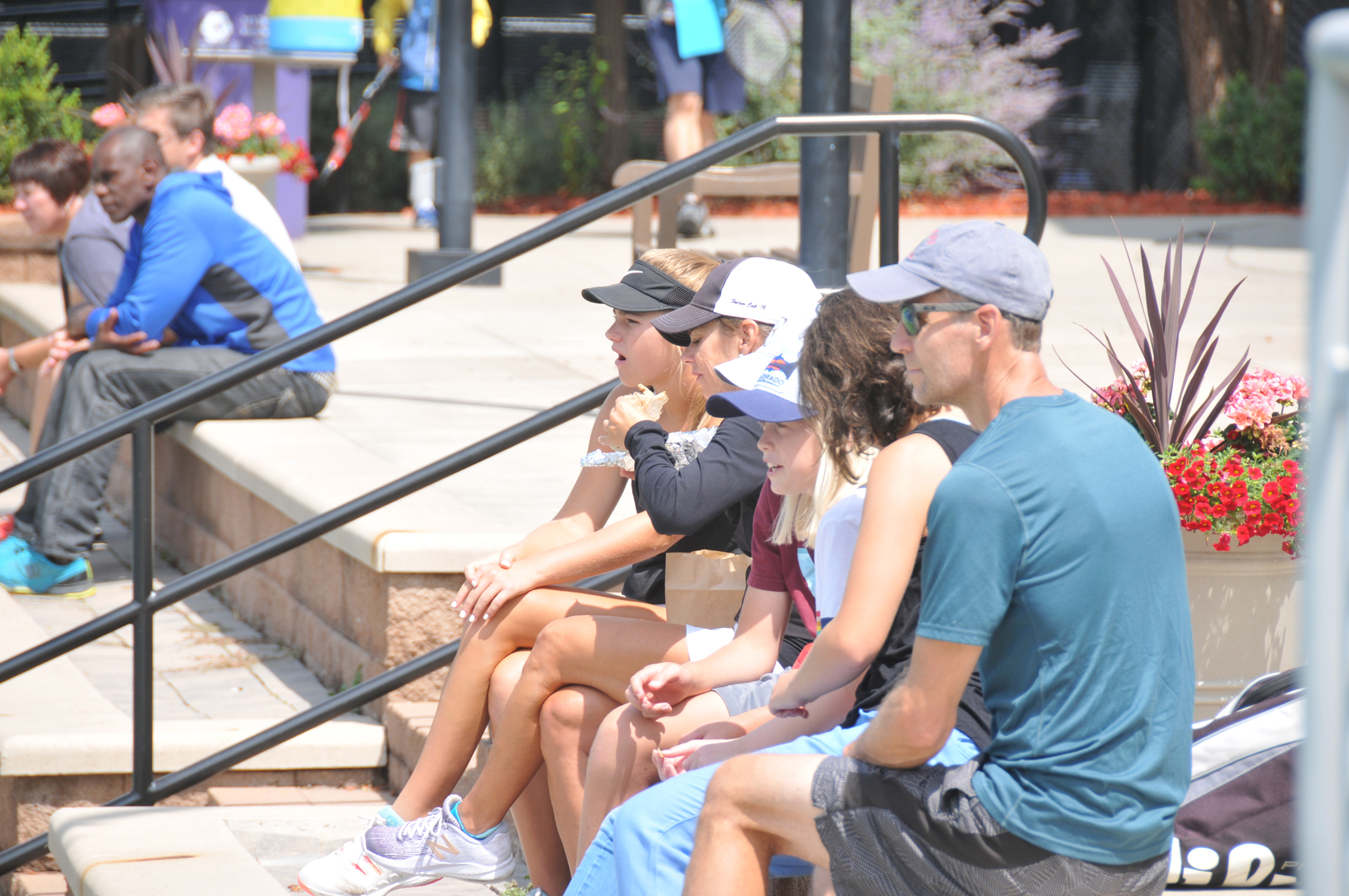 Spectators kept a close eye on their favorite teams
