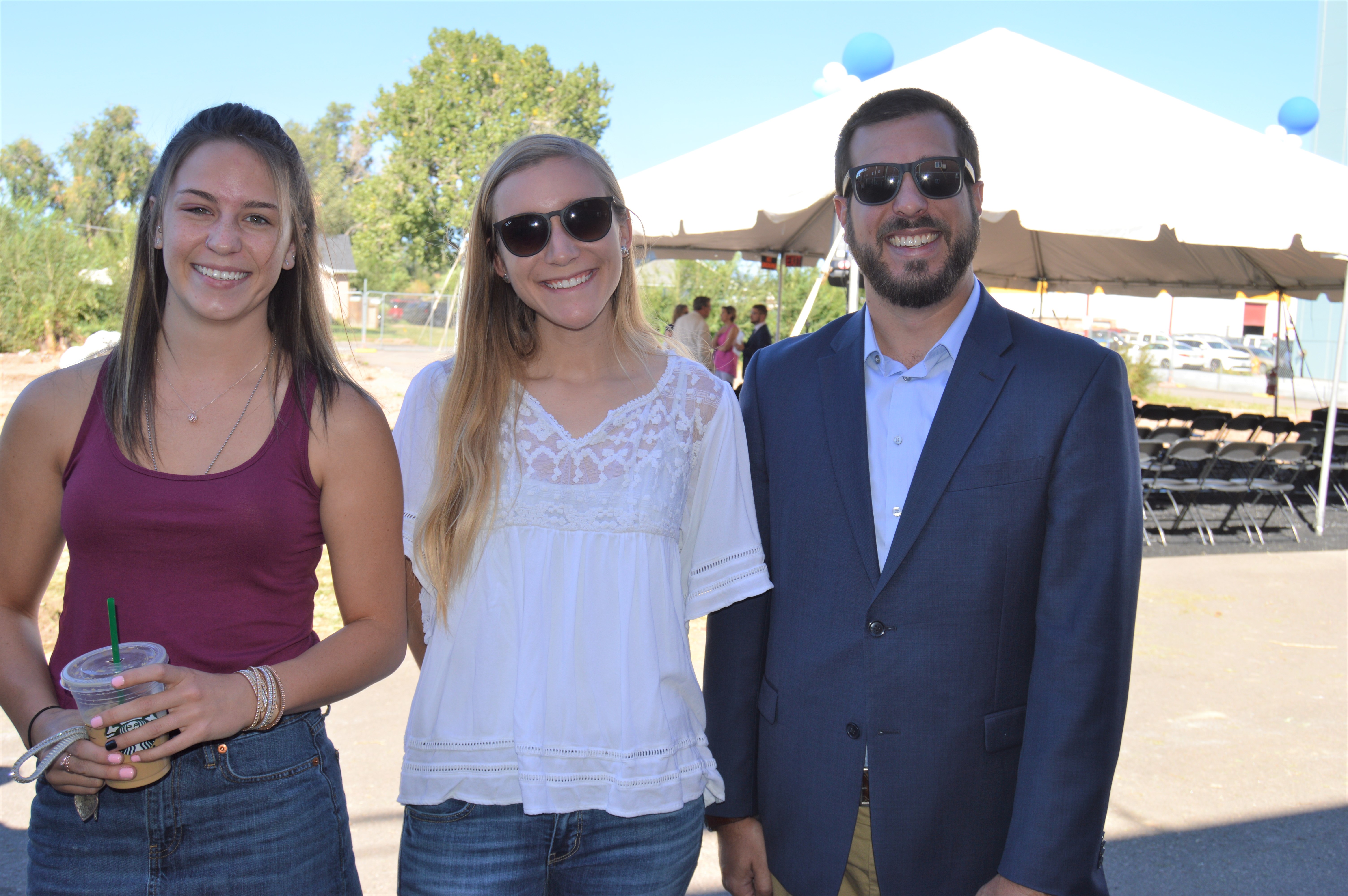 (l to r): Morgan Modrak, Kristen Cooper and Jon Fisher
