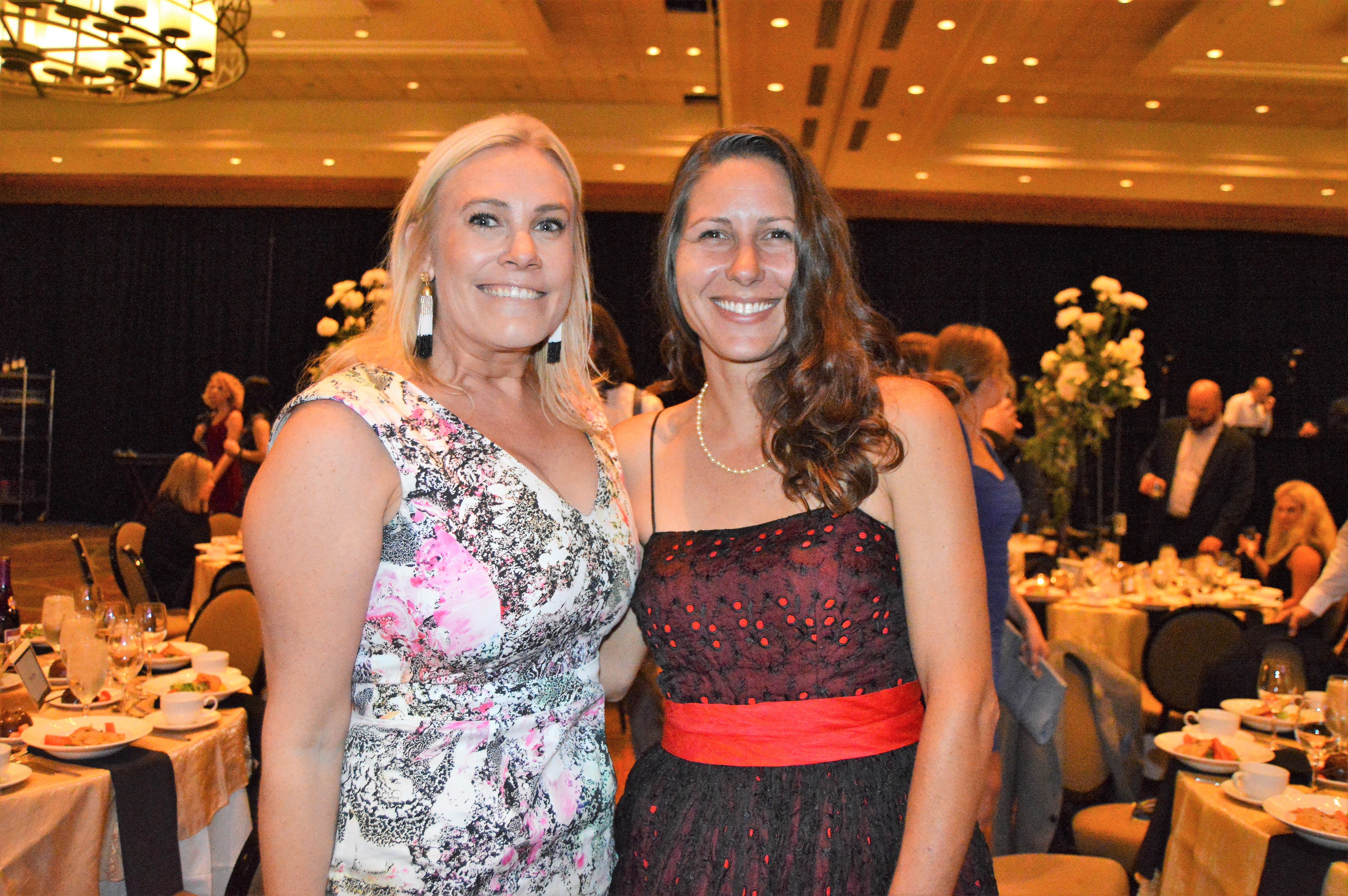 Lisa Davidson (left) and Jeanette Russell