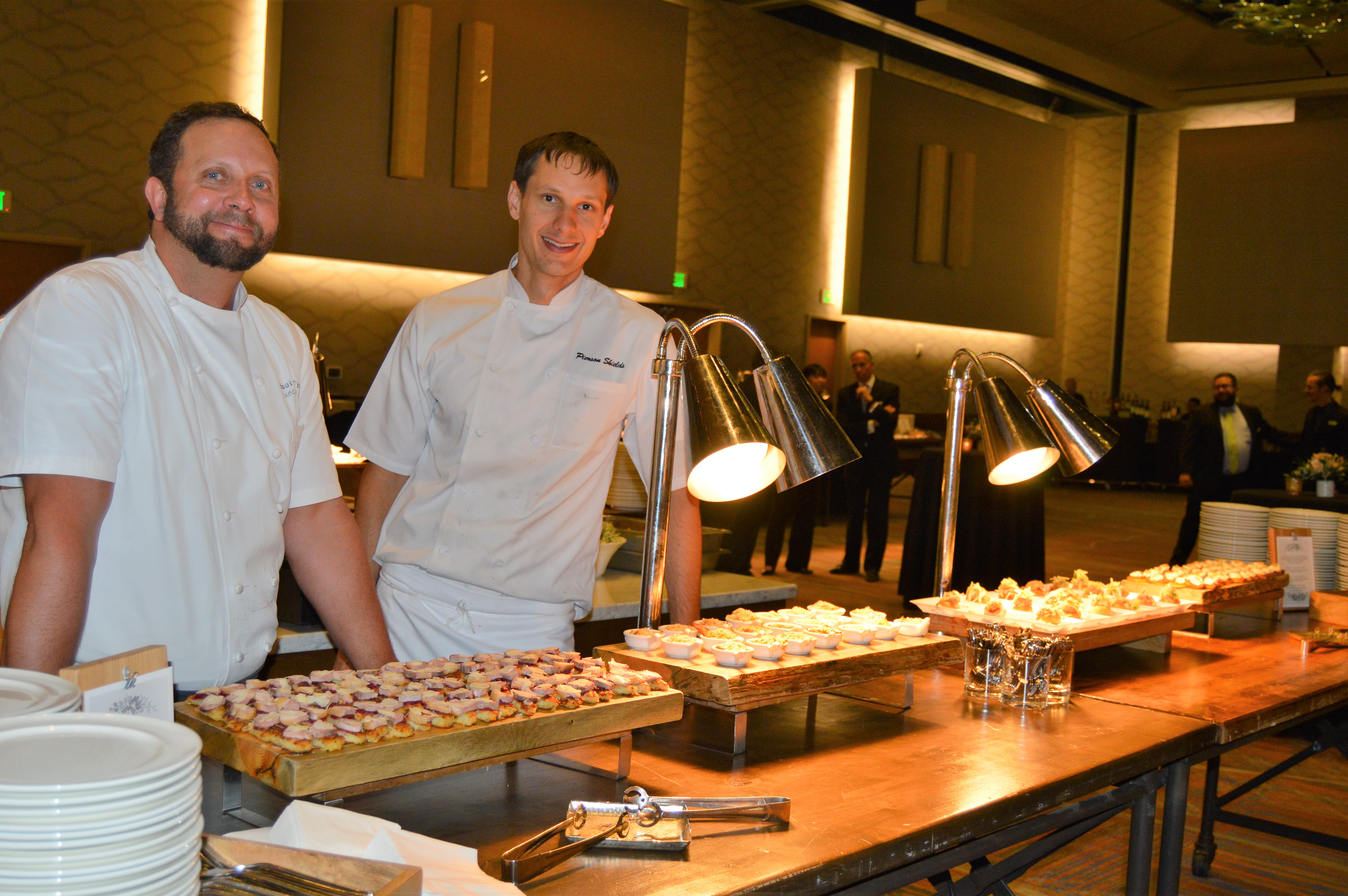 Executive Chef Paul French (left) and Executive Sous Chef Pierson Shields