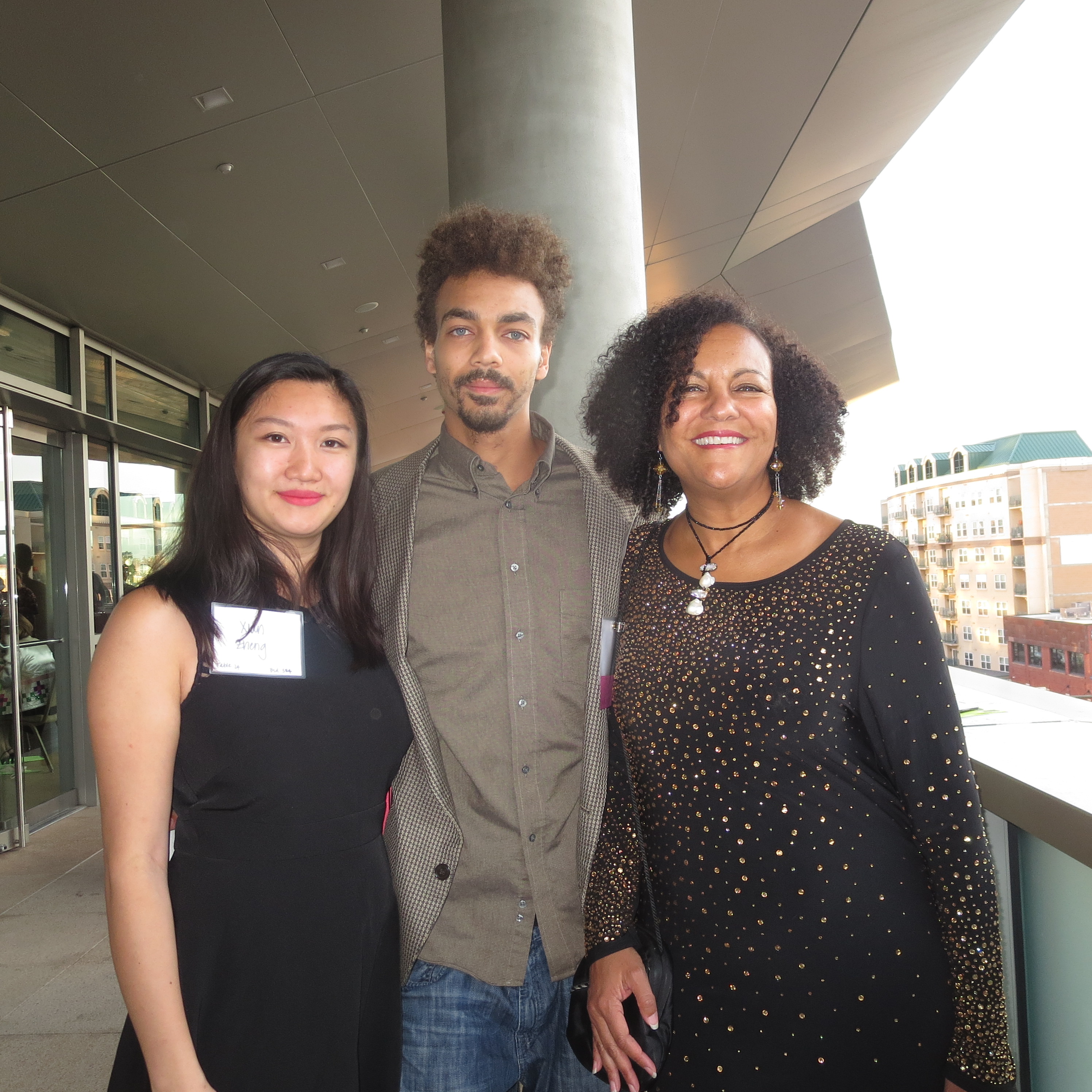 L to R: Xian Zheng, Jason Roy, Lisa Roy