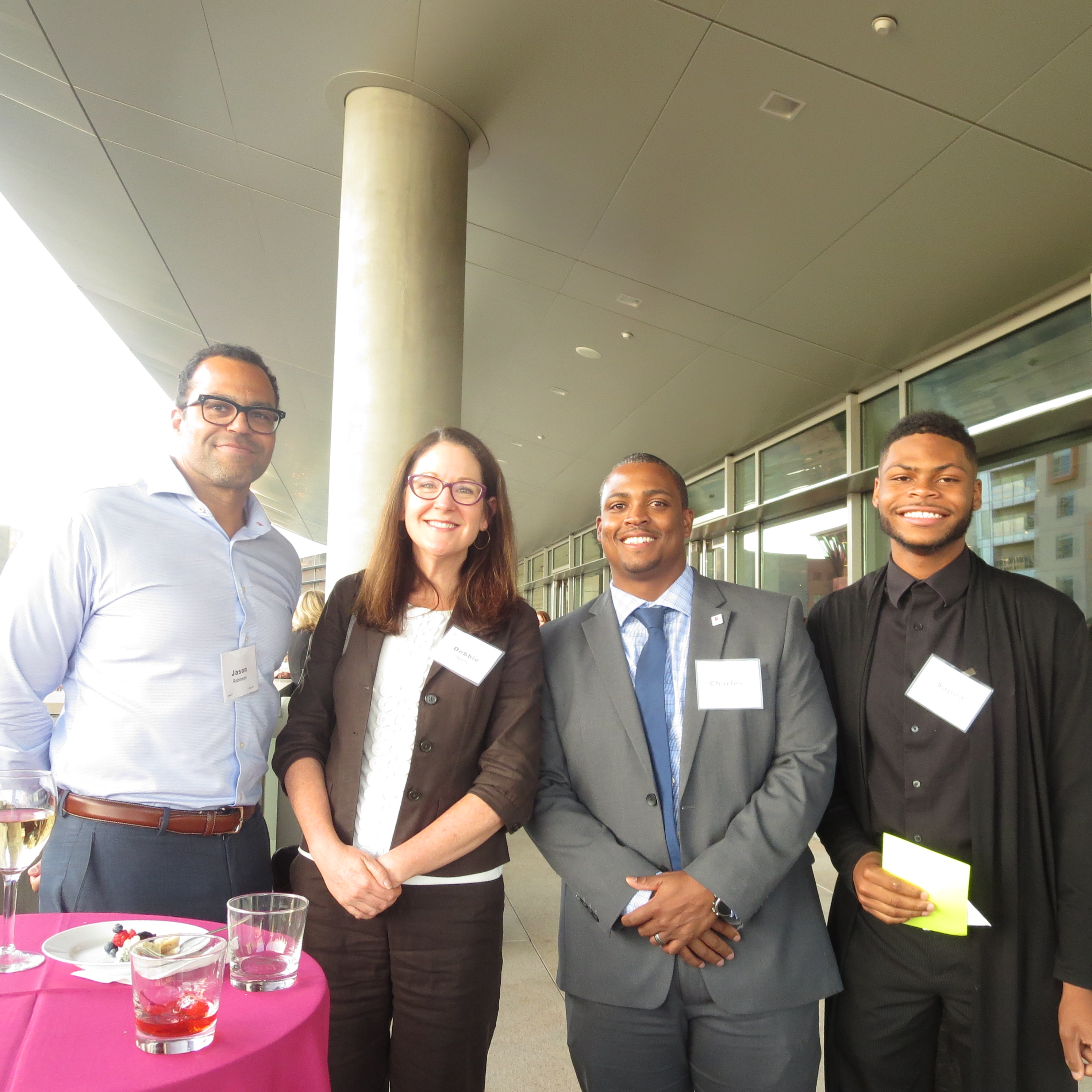 L to R: Jason Robinson, Debbie Hearty, Charles Dukes, Sajied Guss