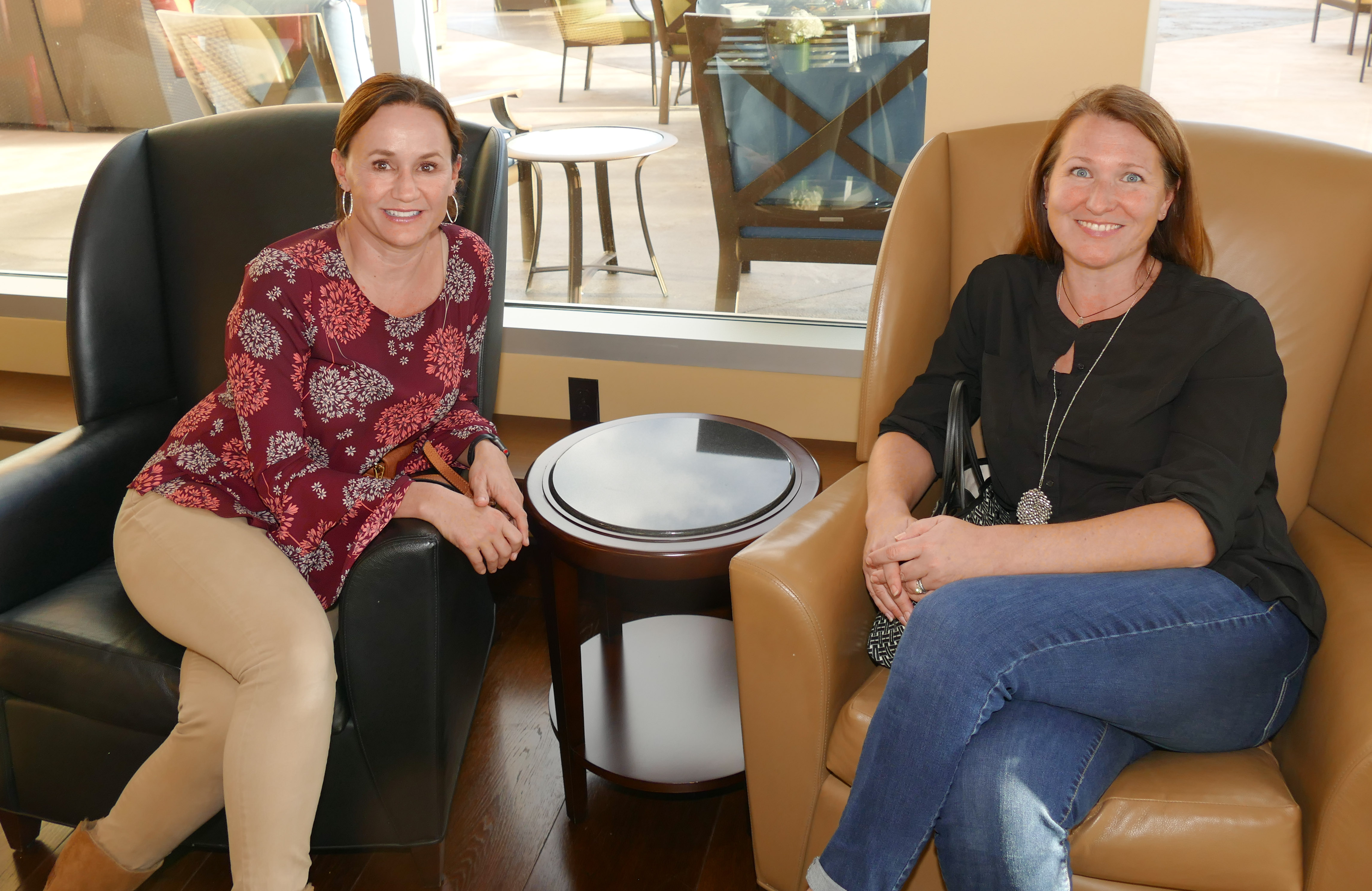 Pamela Birx, left, and Colleen Dooley