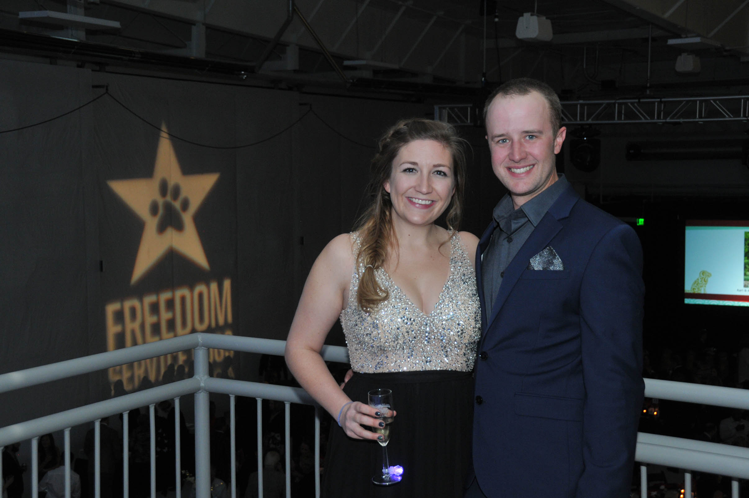 Freedom Service Dog Staff Member Nadine Pace with husband Andrew Pace